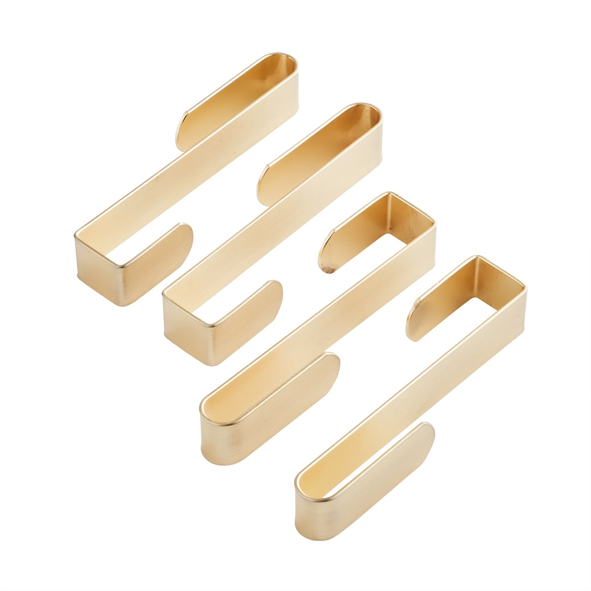 4 Pack Over The Door Hooks - Gold Look - Kmart NZ