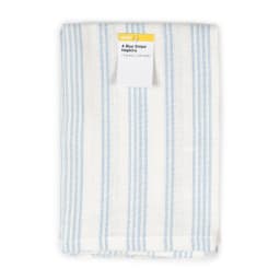 4 Pack Blue Stripe Napkins - Kmart
