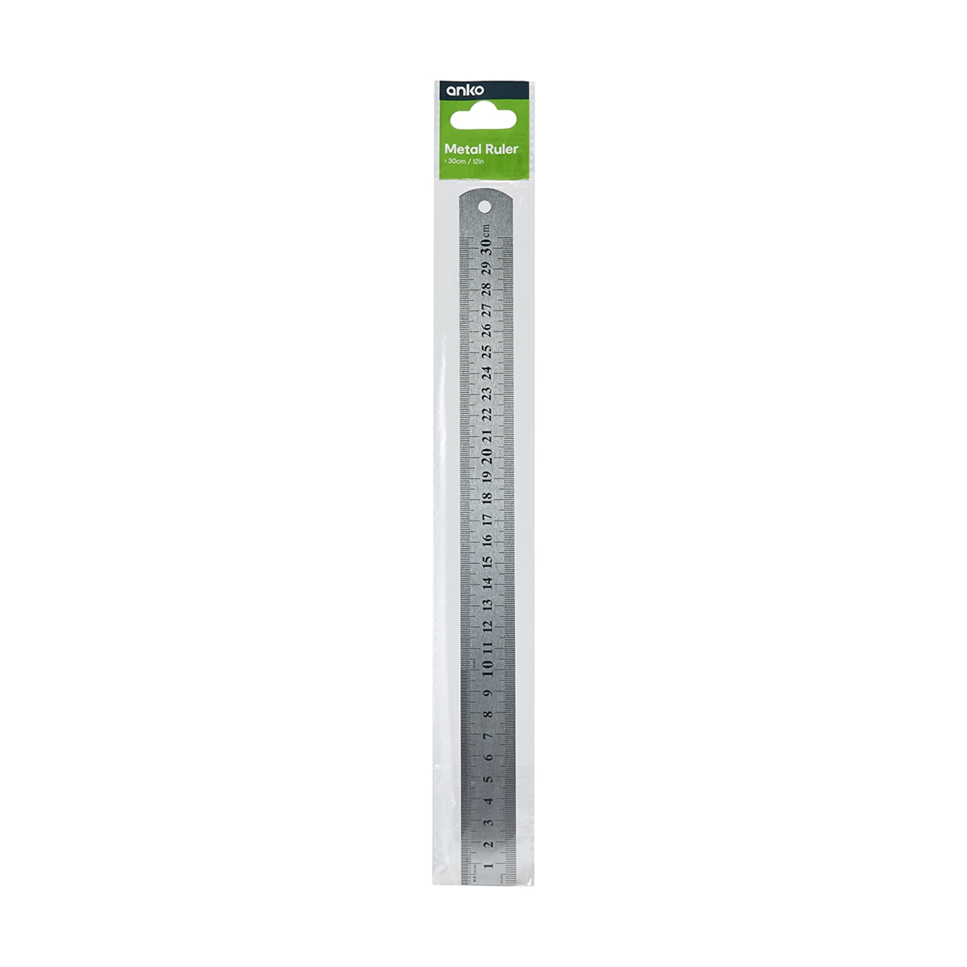 30cm Metal Ruler - Kmart
