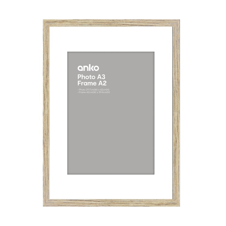 Frame Box A3 Wood Look - Kmart NZ