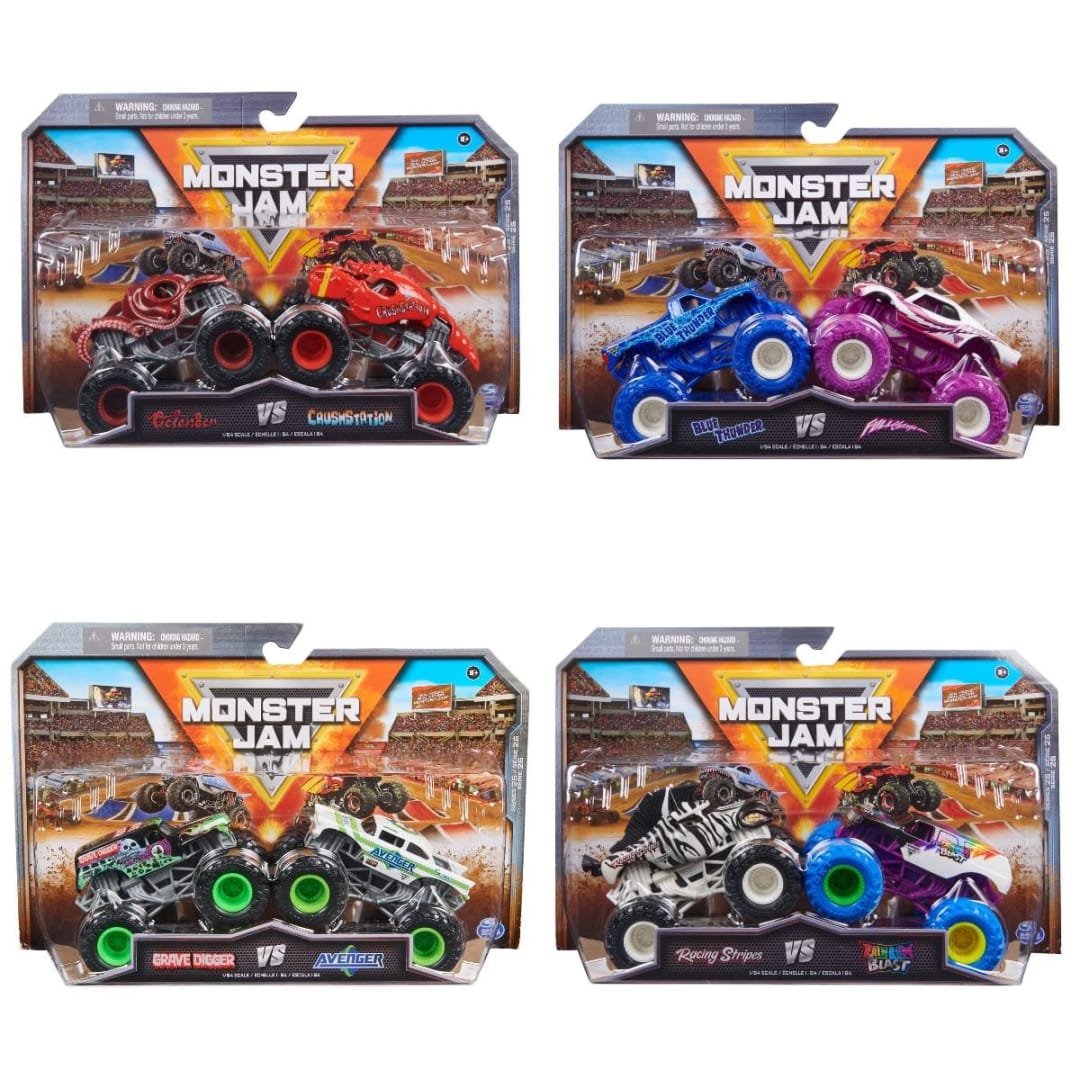 2 Pack Monster Jam 1:64 Die Cast Trucks - Assorted - Kmart
