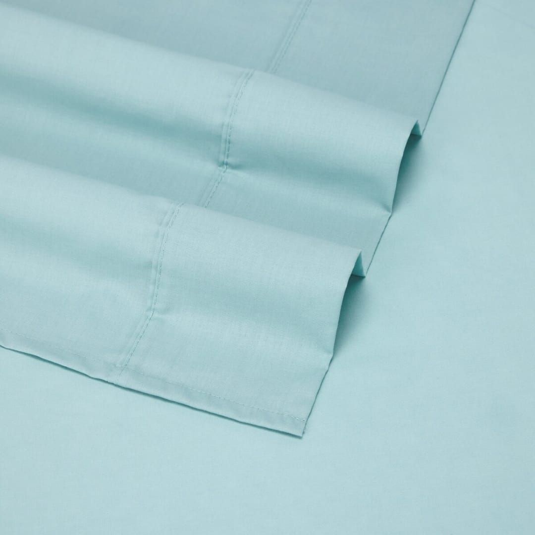 180 Thread Count Sheet Set - Single Bed, Marine - Kmart