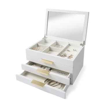 4 Tier White Jewellery Box - Kmart