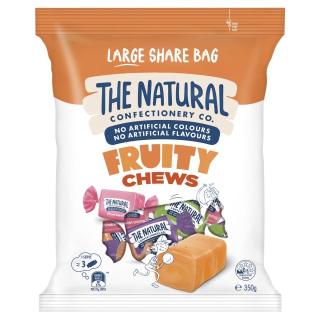 The Natural Confectionery Co. Fruity Chews 350g - Kmart