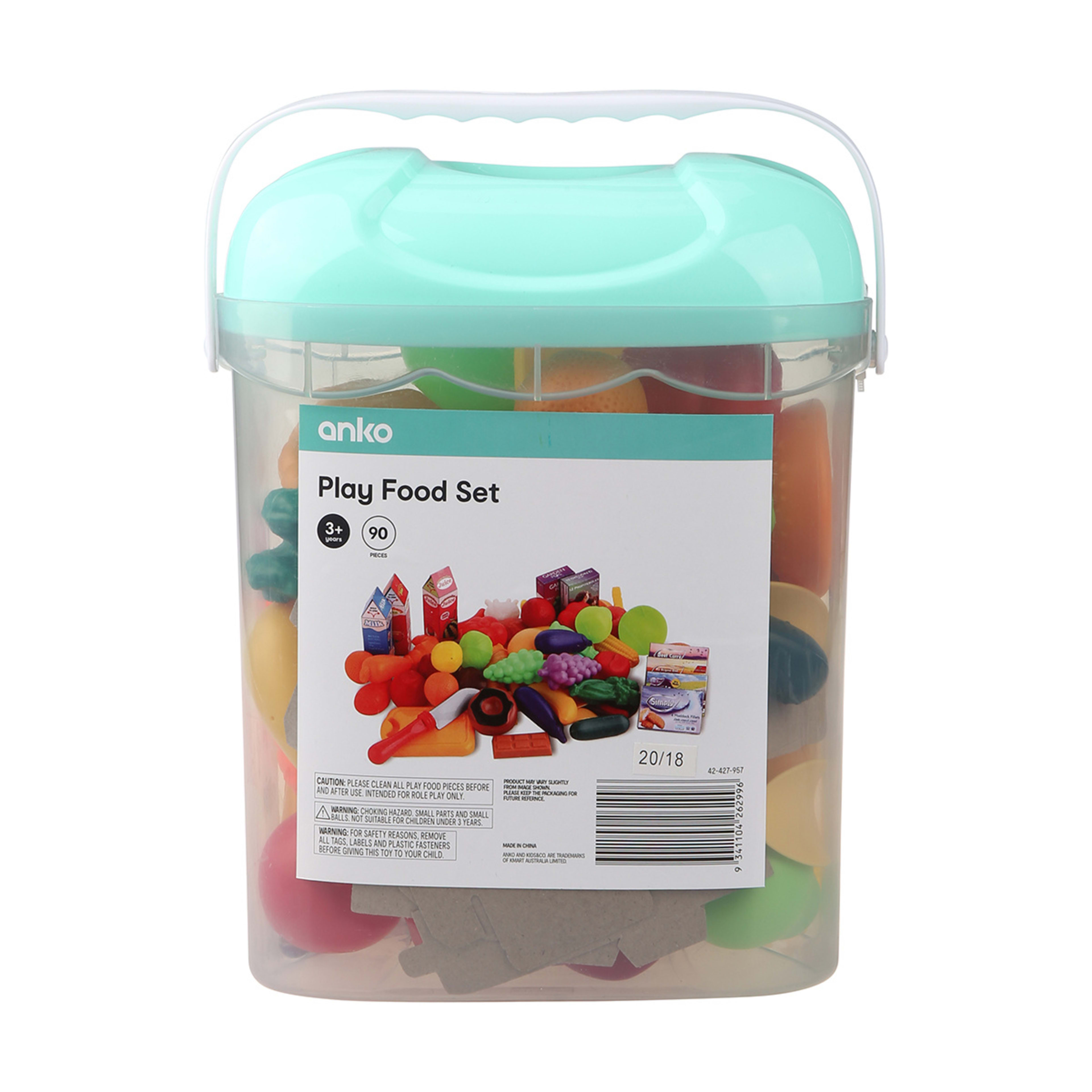 90-Piece Play Food Set - Kmart