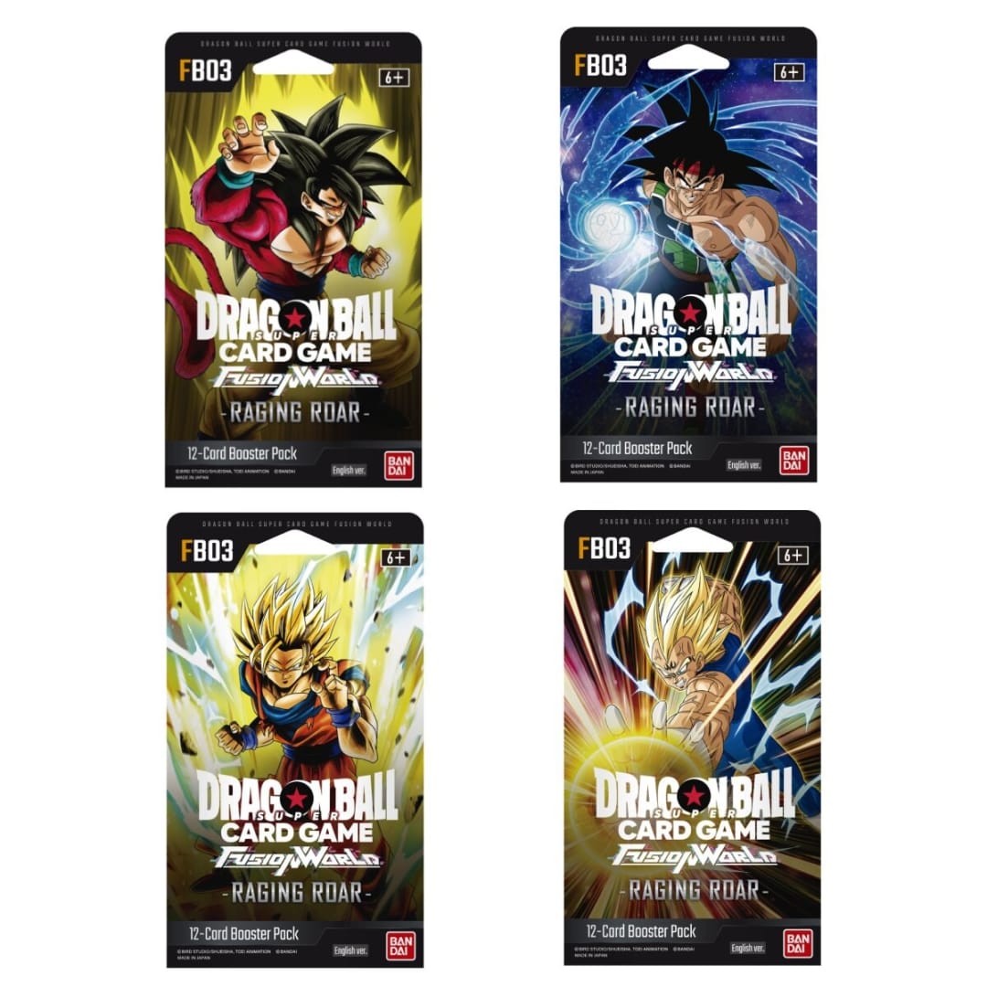 Dragon Ball Super Card Game Fusion World Raging Roar Booster Pack FB03 - Assorted - Kmart