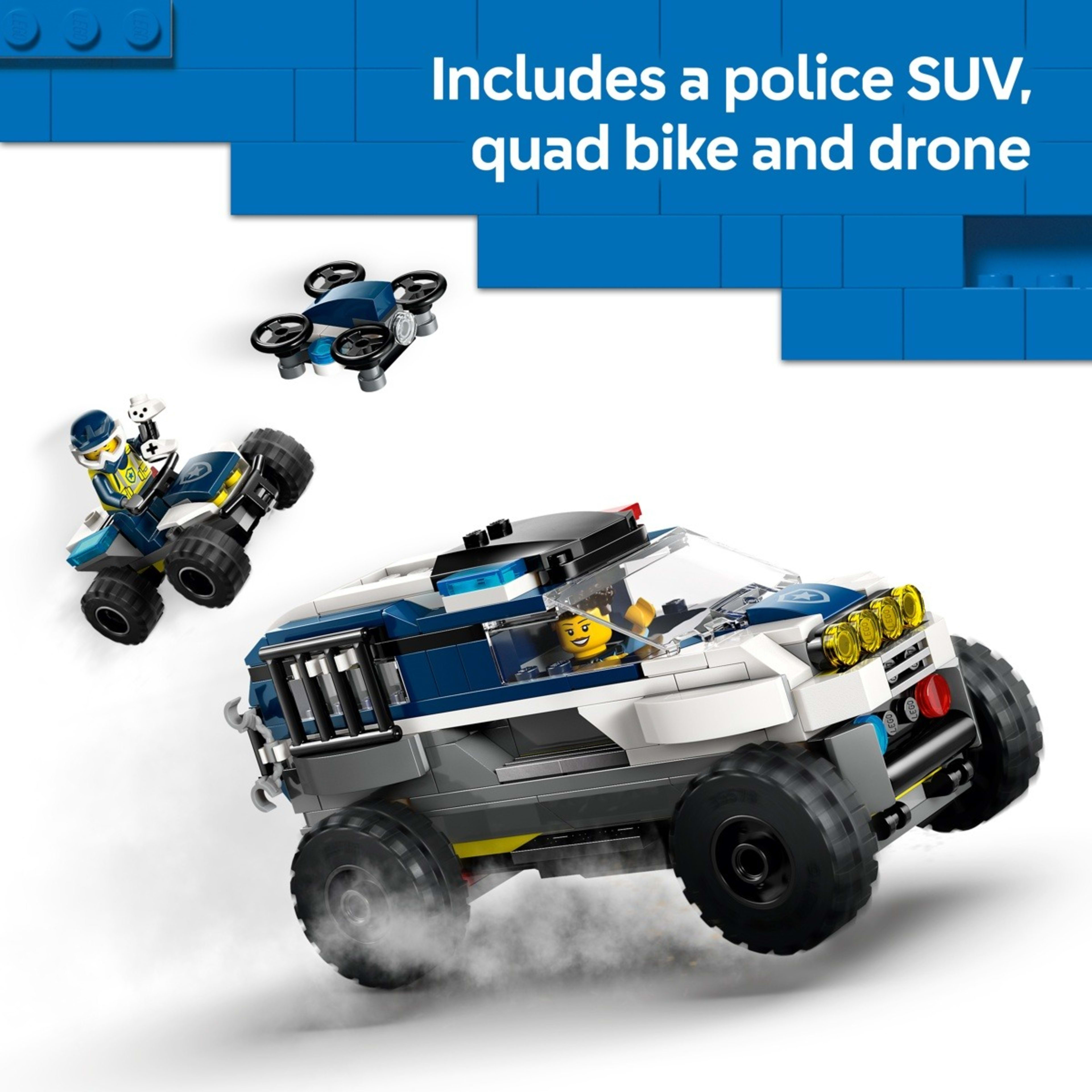 LEGO City Off-Road Police Car Chase 60449 - Kmart