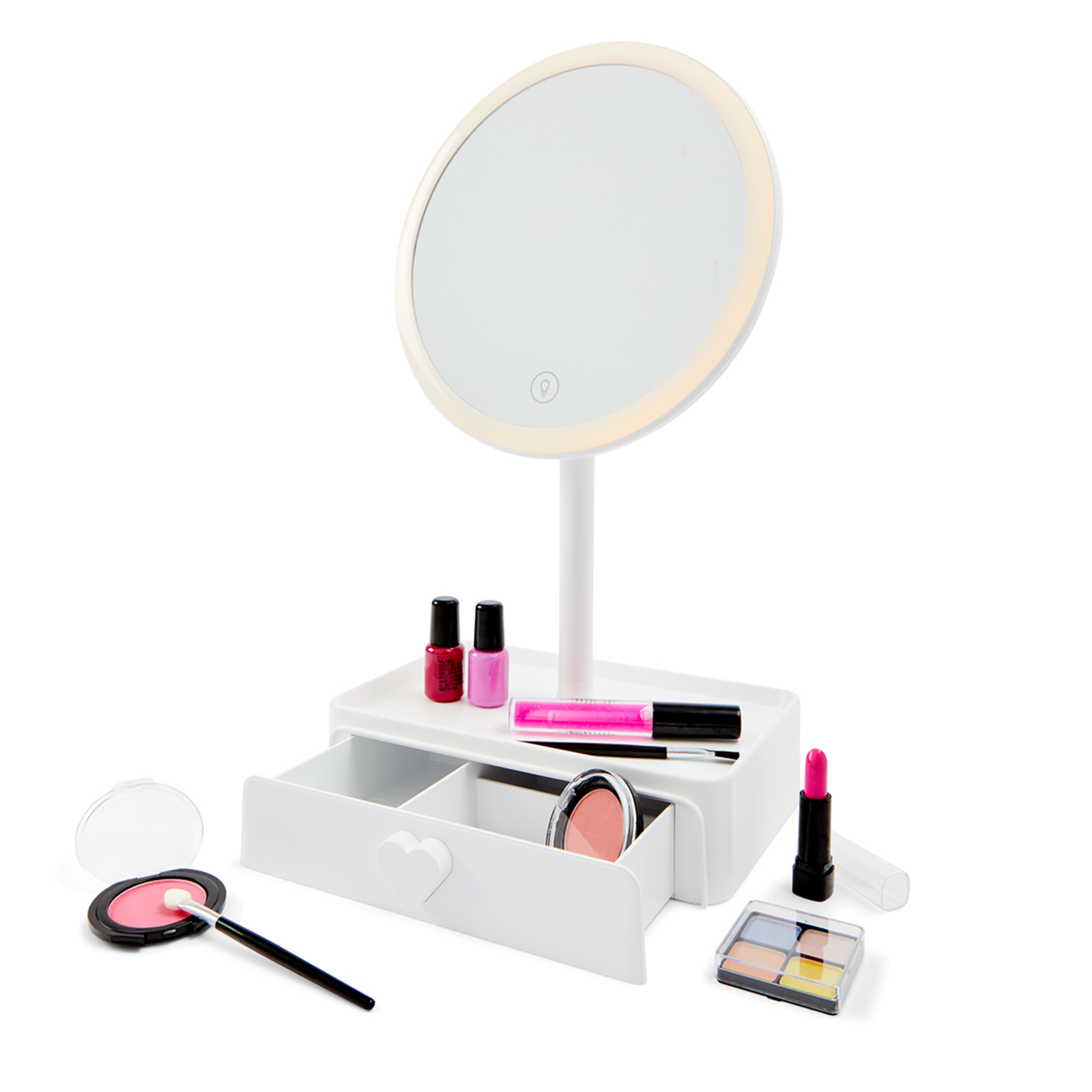 Toy 14 Piece Premium Light Up Vanity with Makeup Kit - Kmart