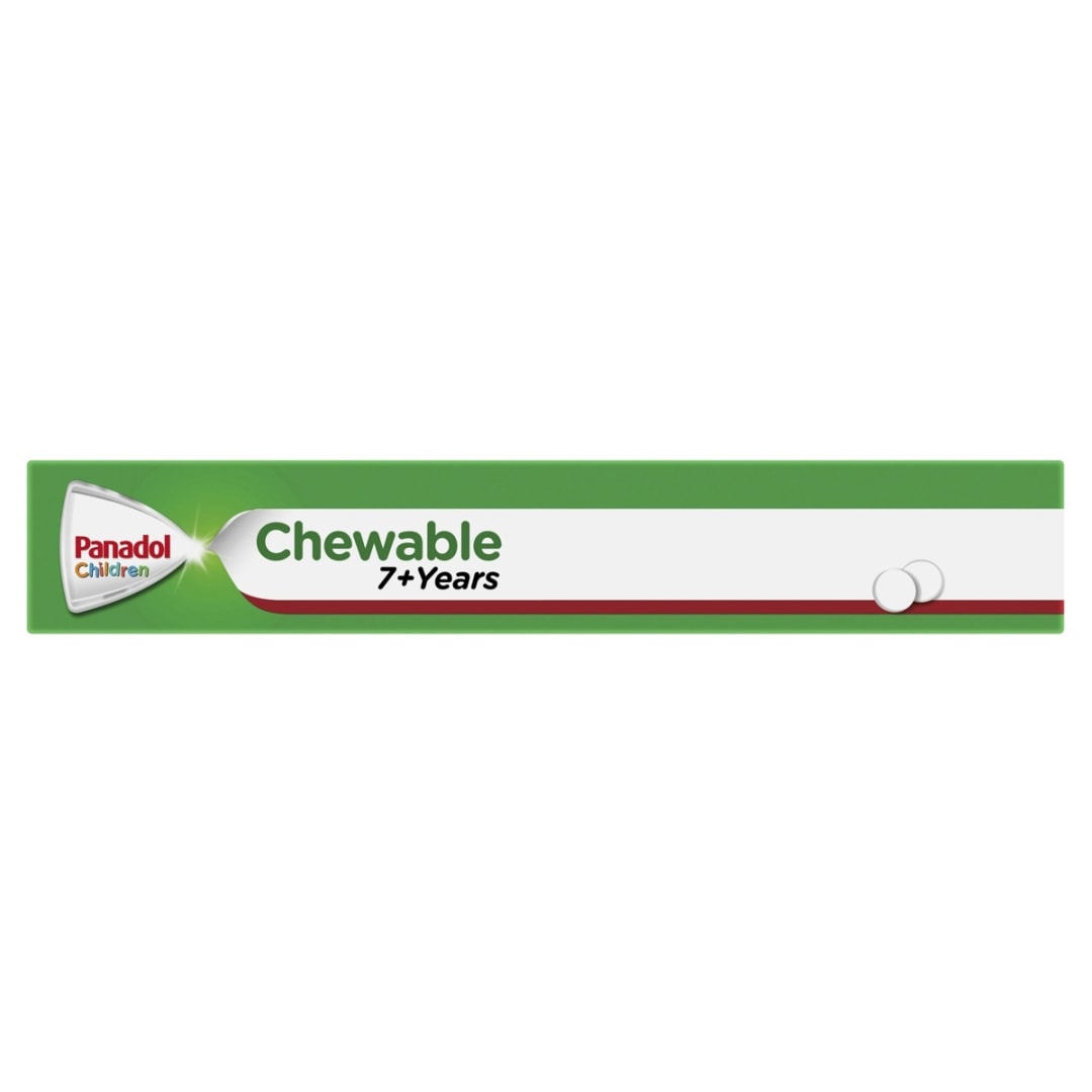 12 Pack Panadol Children Chewable Paracetamol 120mg - Cherry Flavour ...