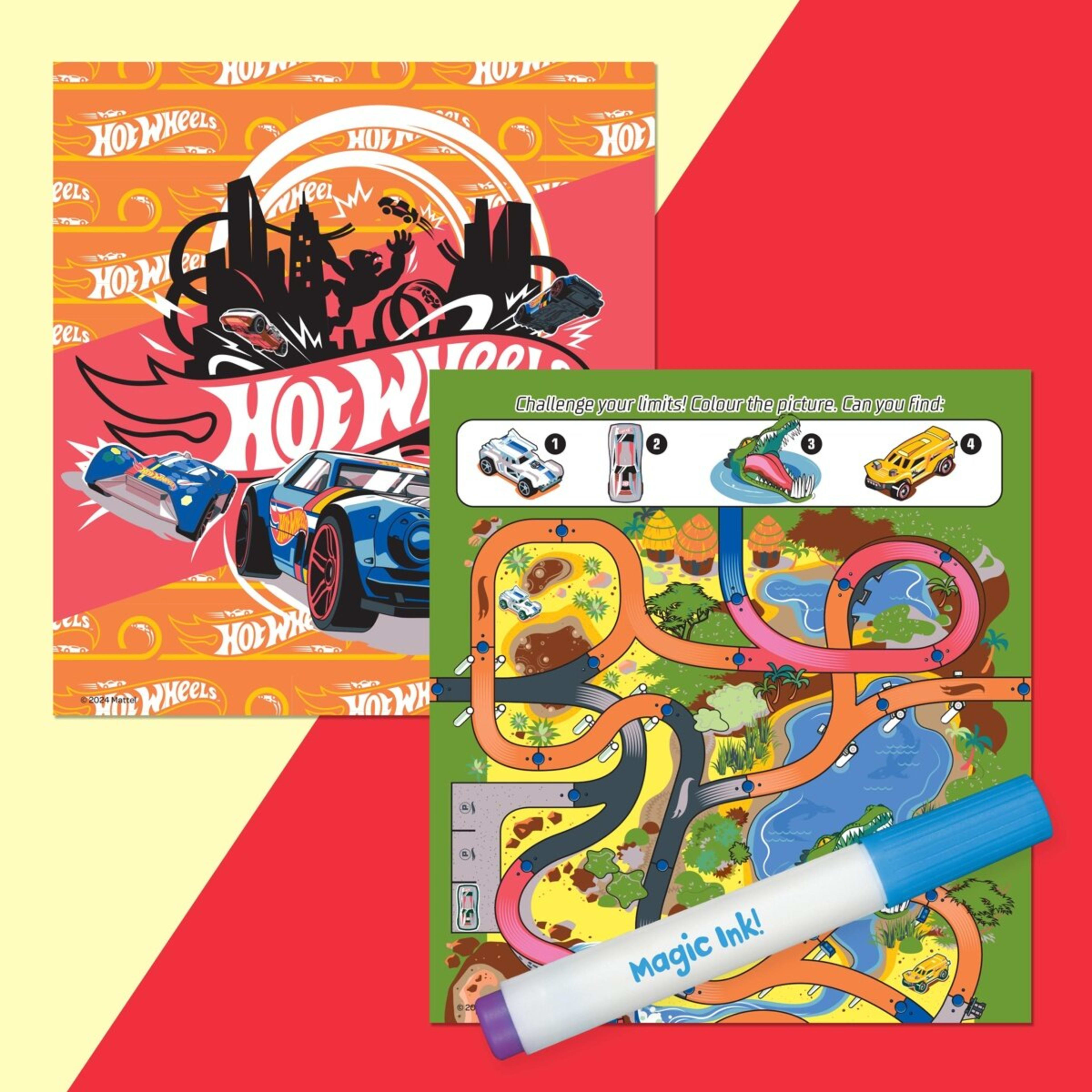 INKredibles Magic Reveal Hot Wheels Mess Free Magic Ink Pictures ...