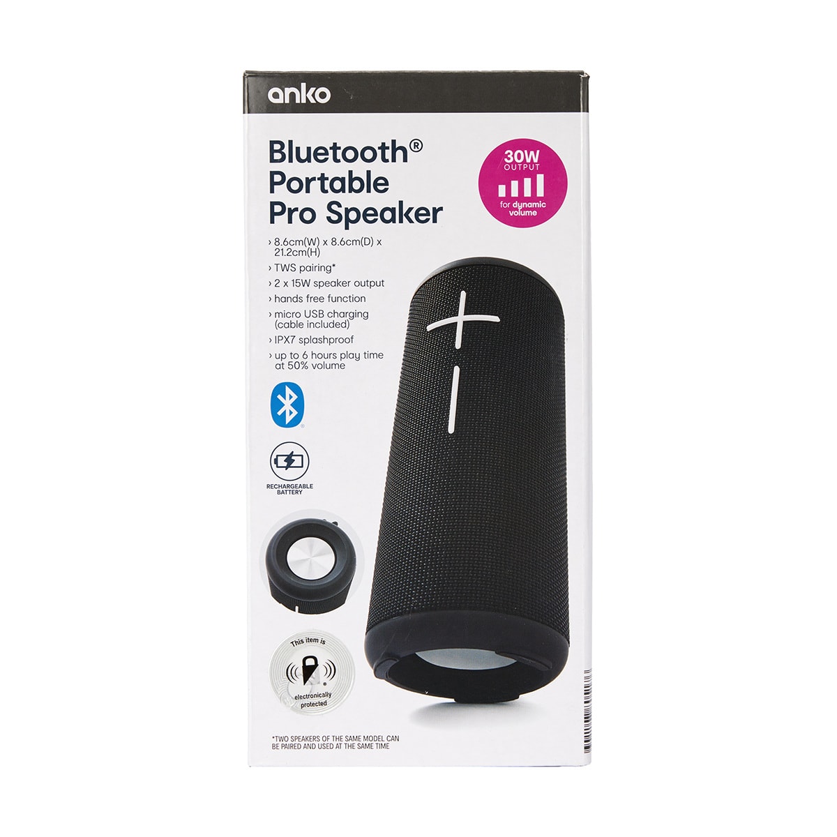 Bluetooth Portable Pro Speaker - Kmart