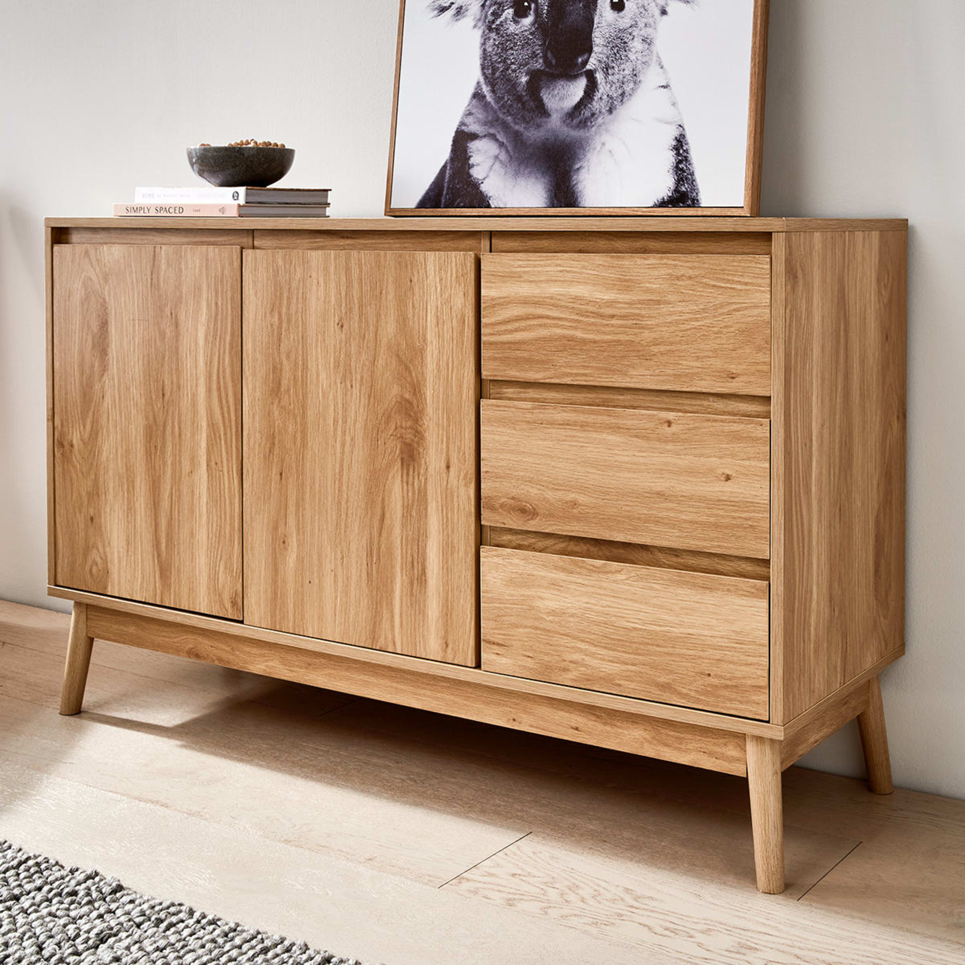 Thorne Buffet Unit with Adjustable Shelves - Kmart