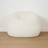 Fluffy Bean Bag - White - Kmart