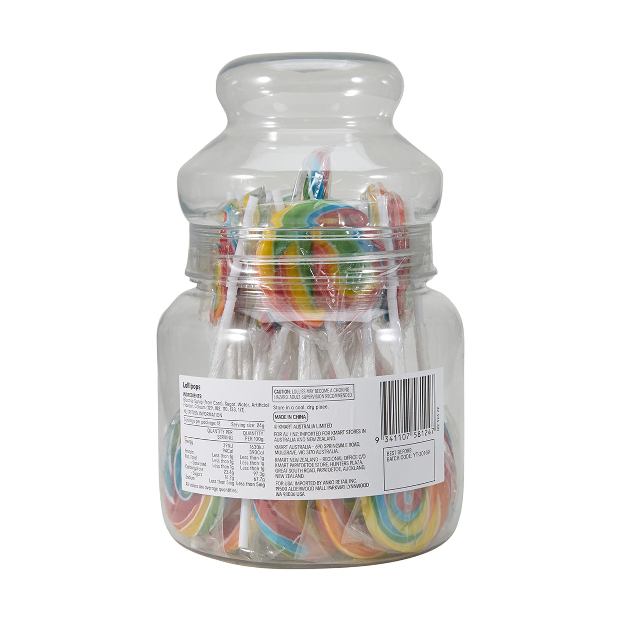 Lollipops 288g - Kmart