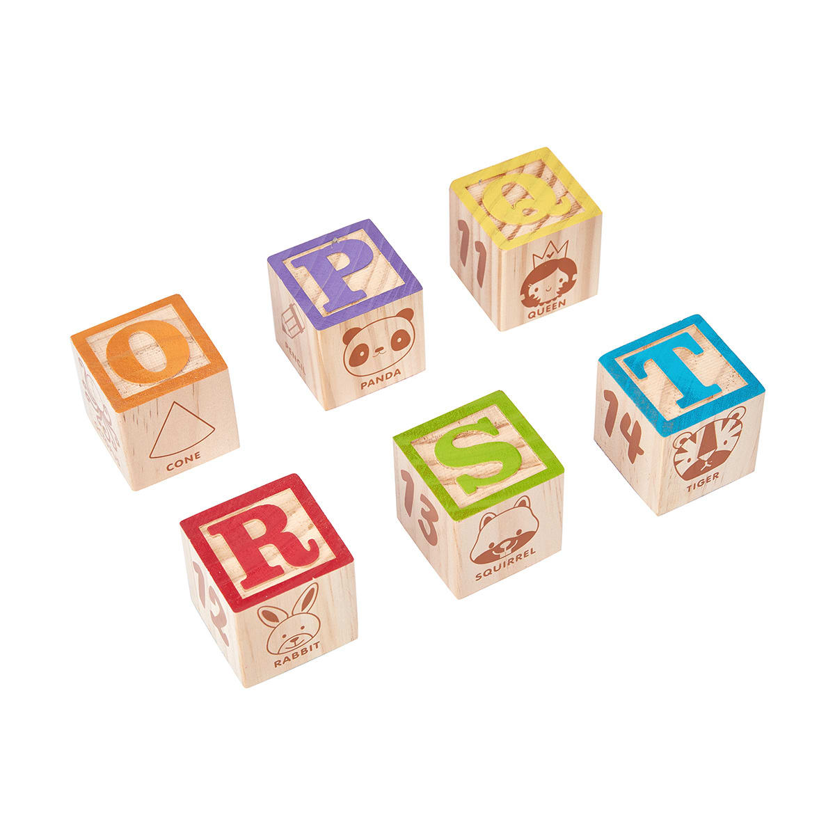 Wooden Alphabet Blocks - Kmart