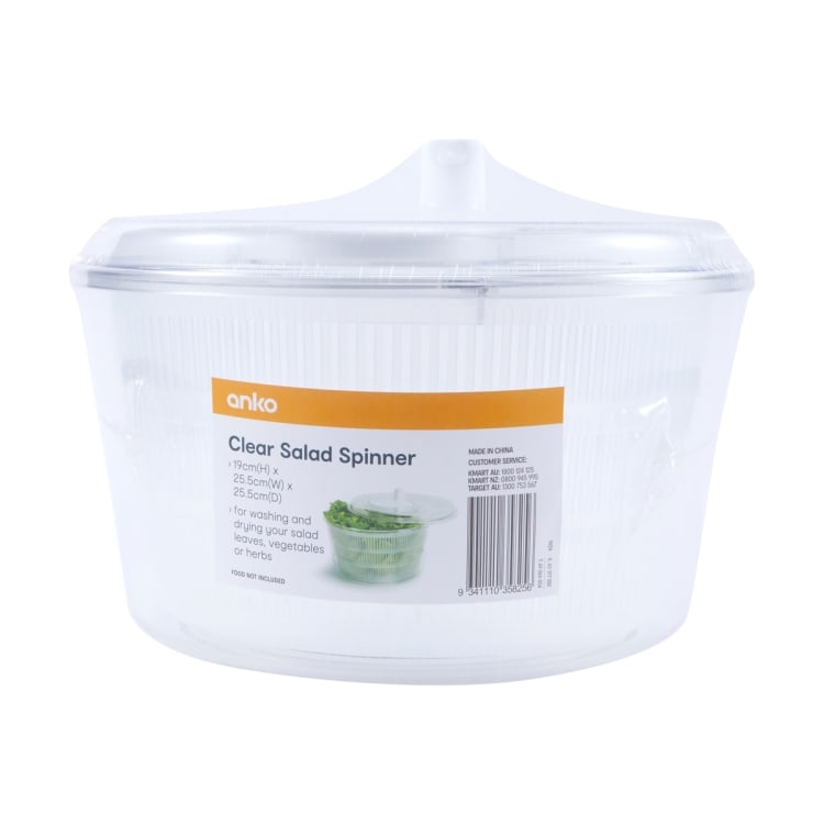 Clear Salad Spinner - Kmart