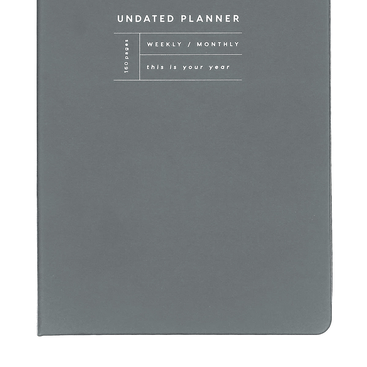 Undated Planner - Black - Kmart NZ