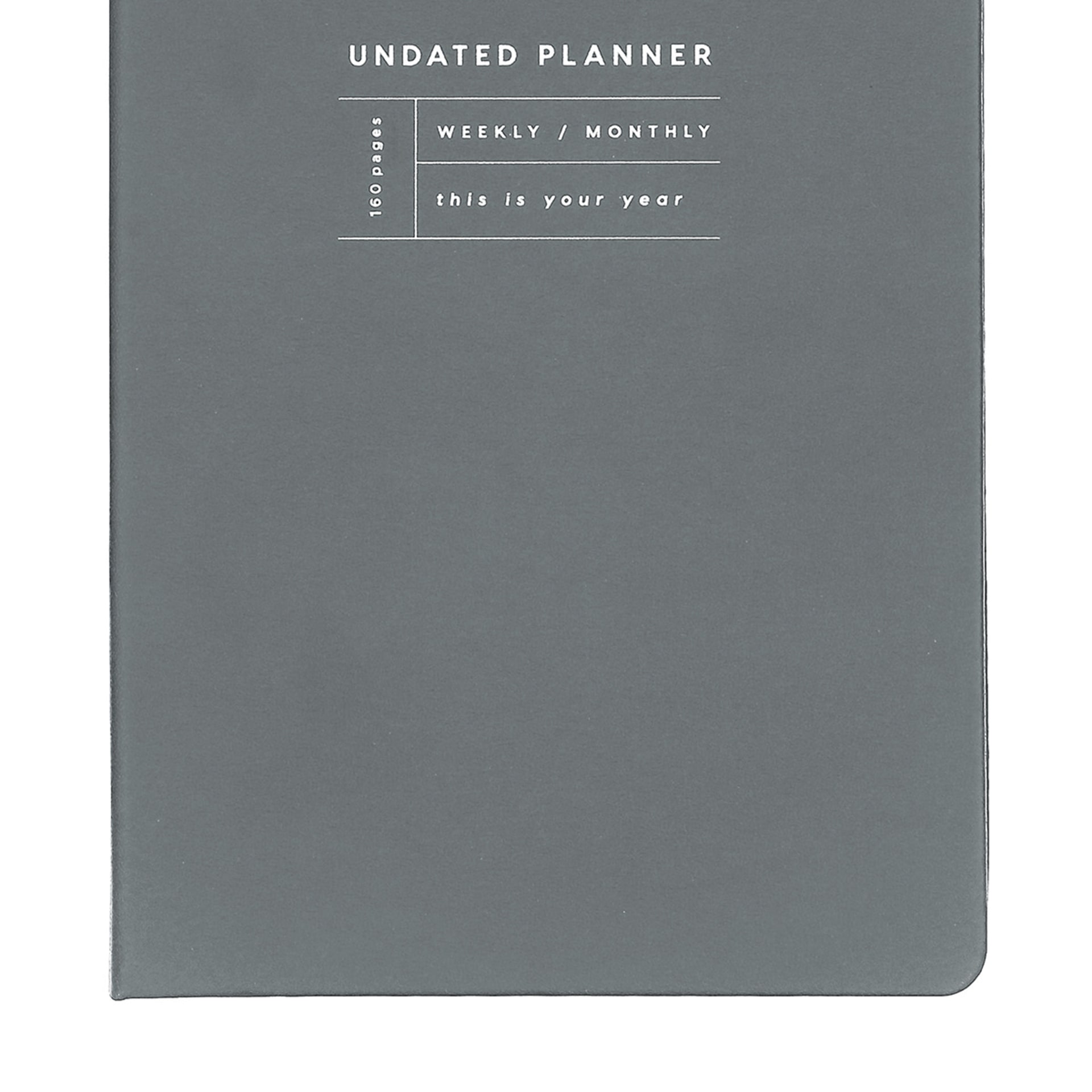 Undated Planner - Black - Kmart