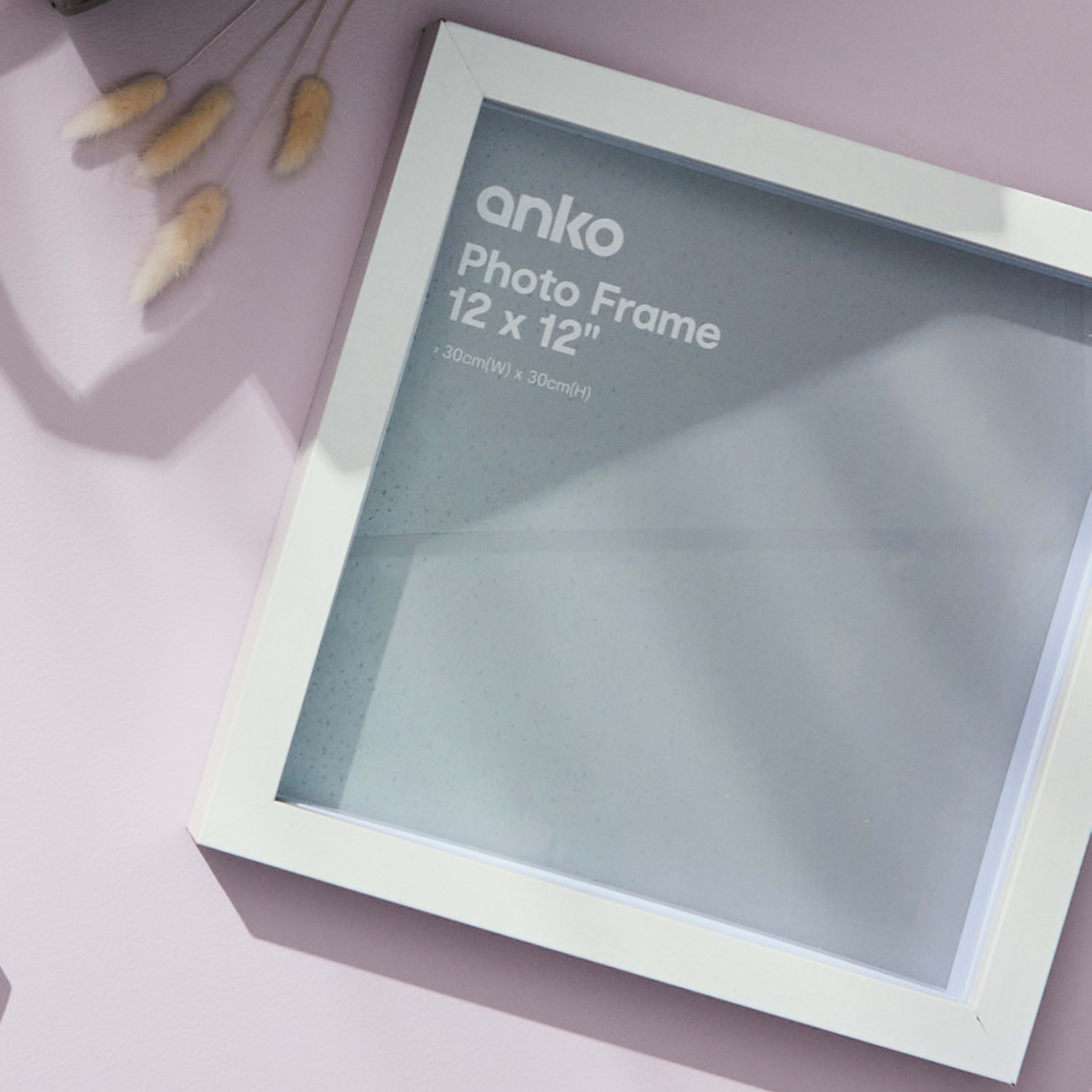 Shadow Box Frame - 12in. x 12in. (30.5cm x 30.5cm), White - Kmart