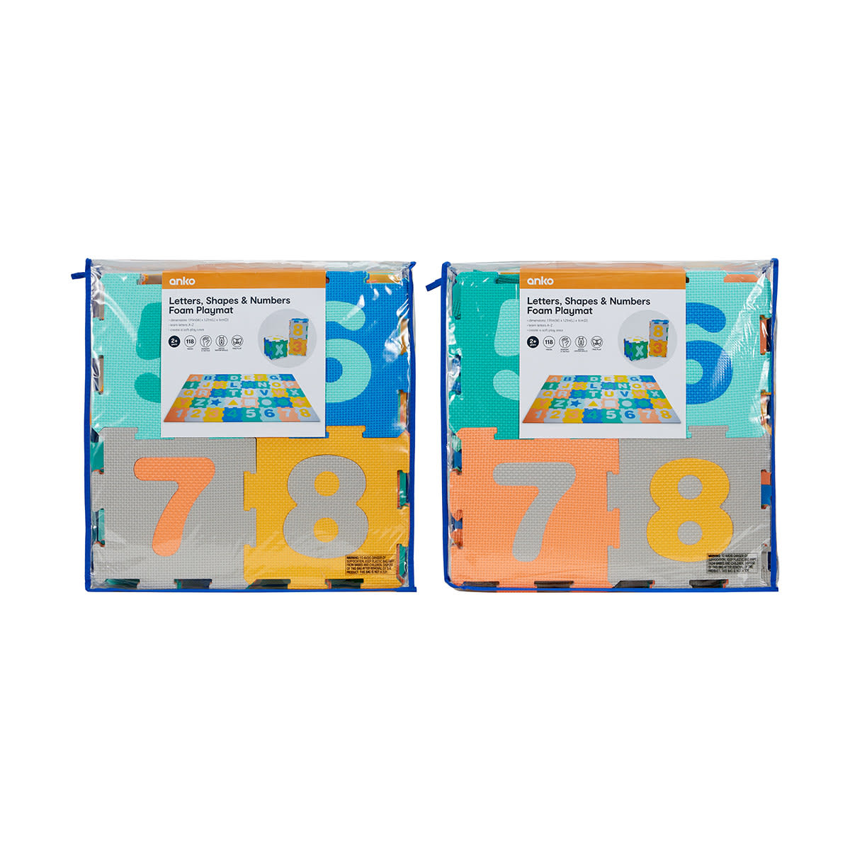 Letters, Shapes & Numbers Foam Playmat - Kmart