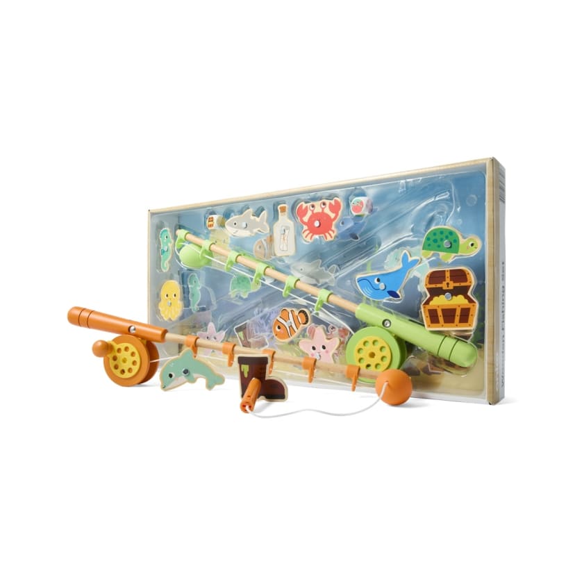 Wooden Fishing Set - Kmart