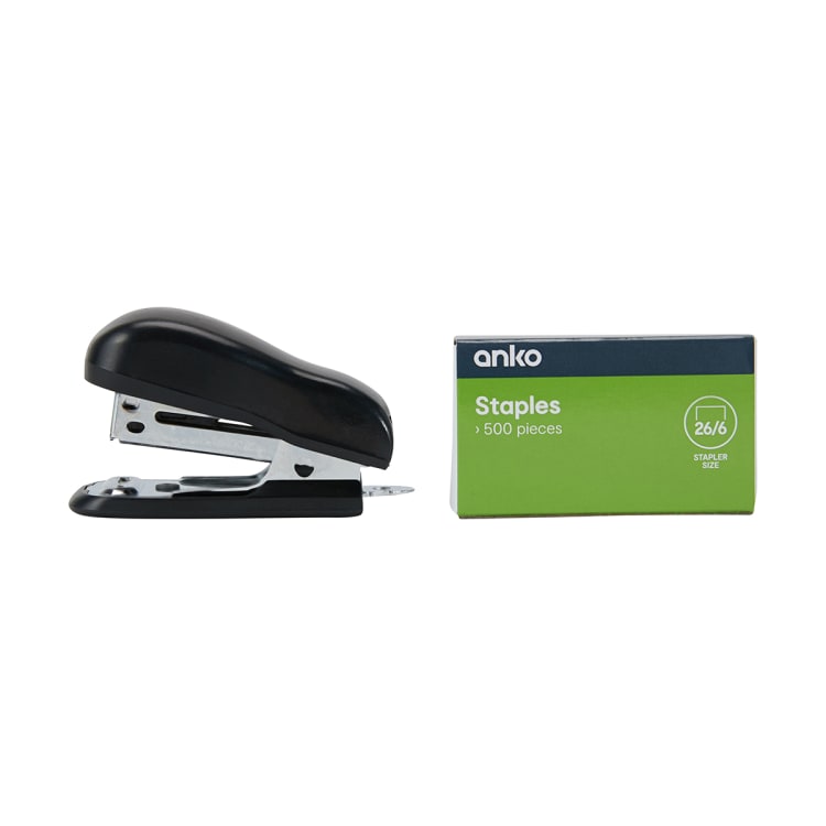 Mini Stapler Set - Black - Kmart