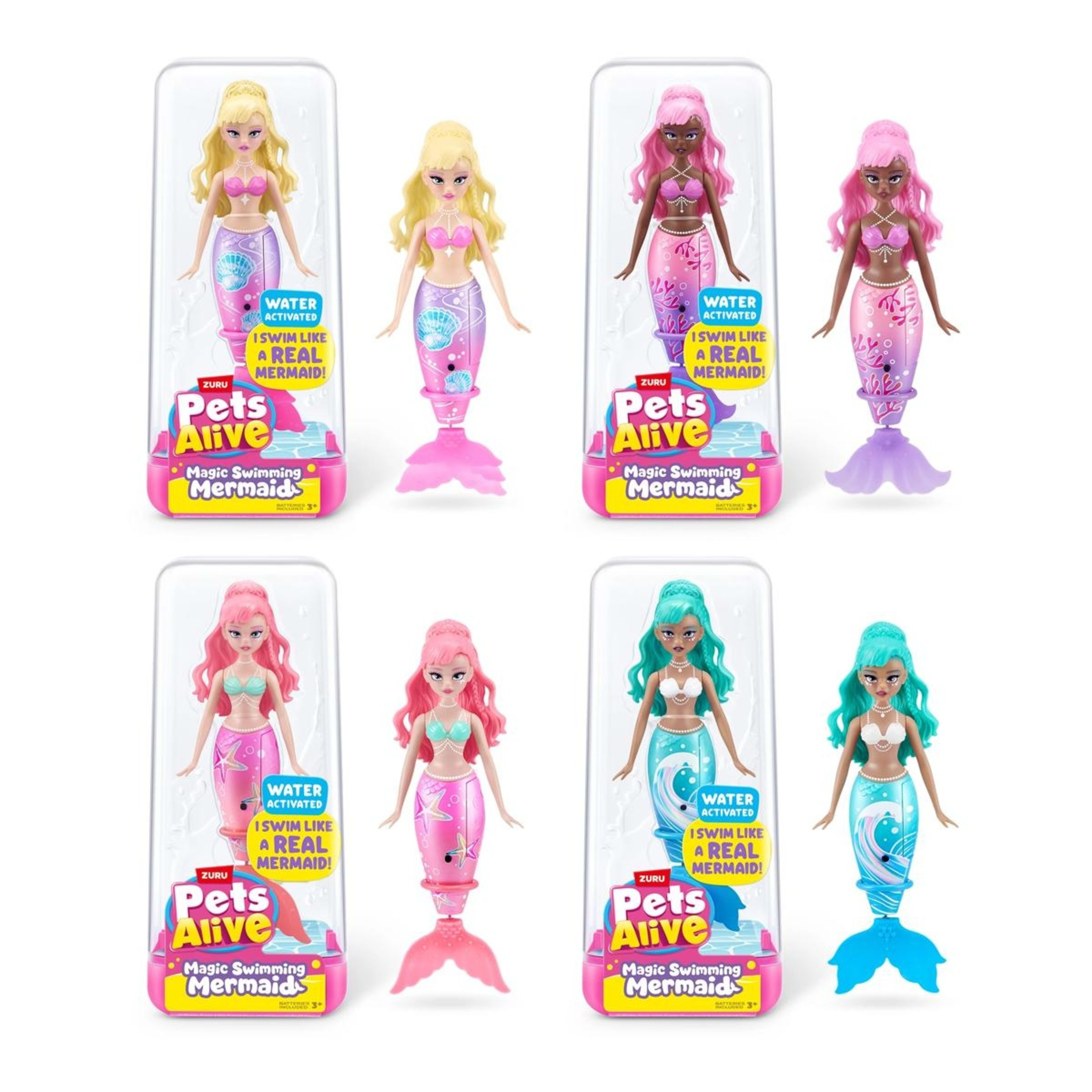Pets Alive Magic Swimming Mermaid by ZURU - Assorted - Kmart