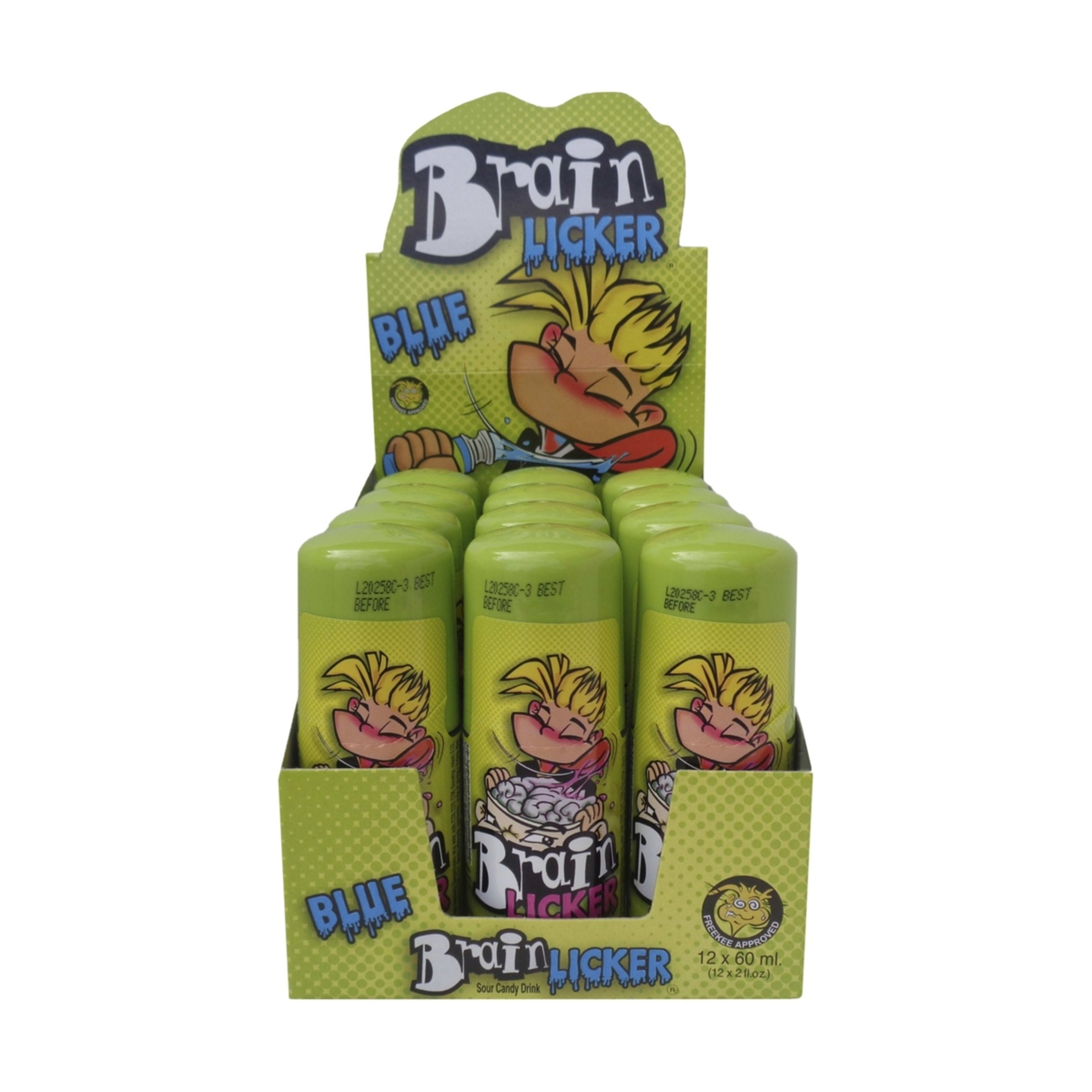 Blue Brain Licker Sour Candy Drink 60ml - Assorted - Kmart