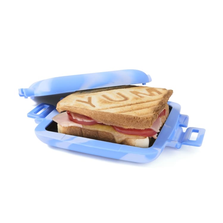 Microwave 'YUM' Grill Toastie Maker - Blue - Kmart