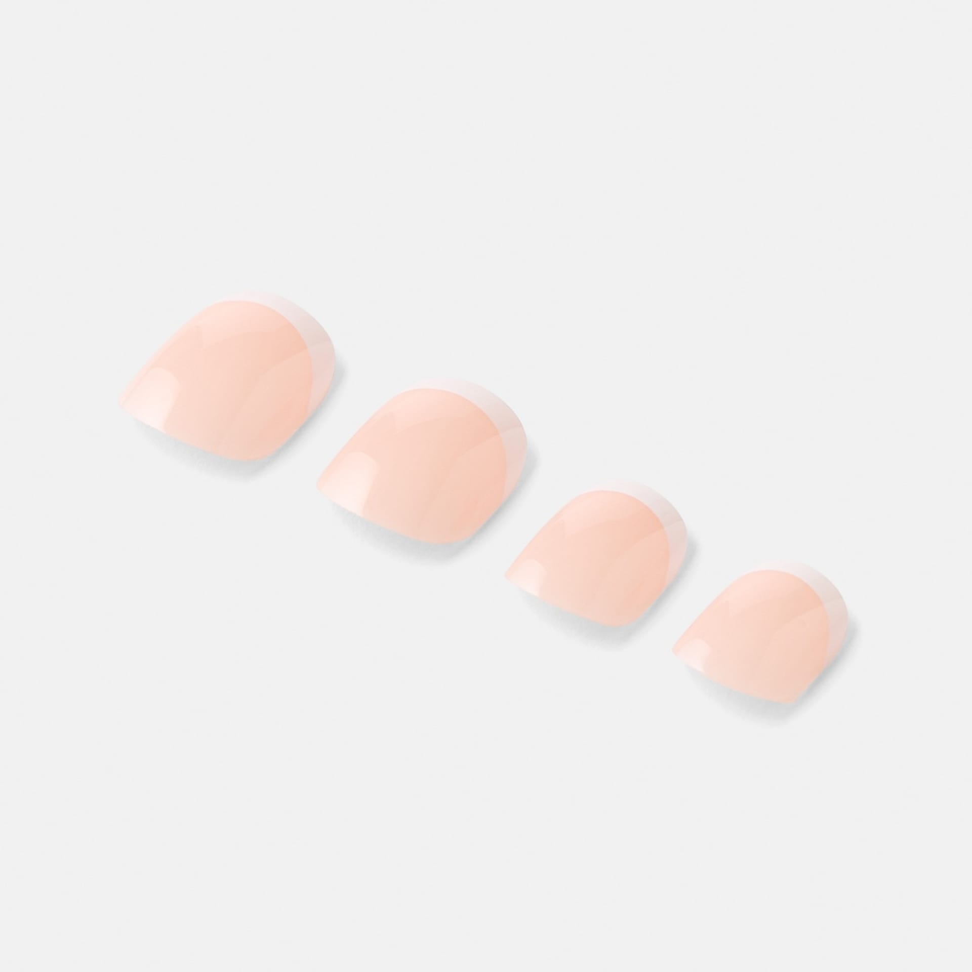 OXX Cosmetics 24 Pack Artificial Nails with Adhesive - Short Square ...