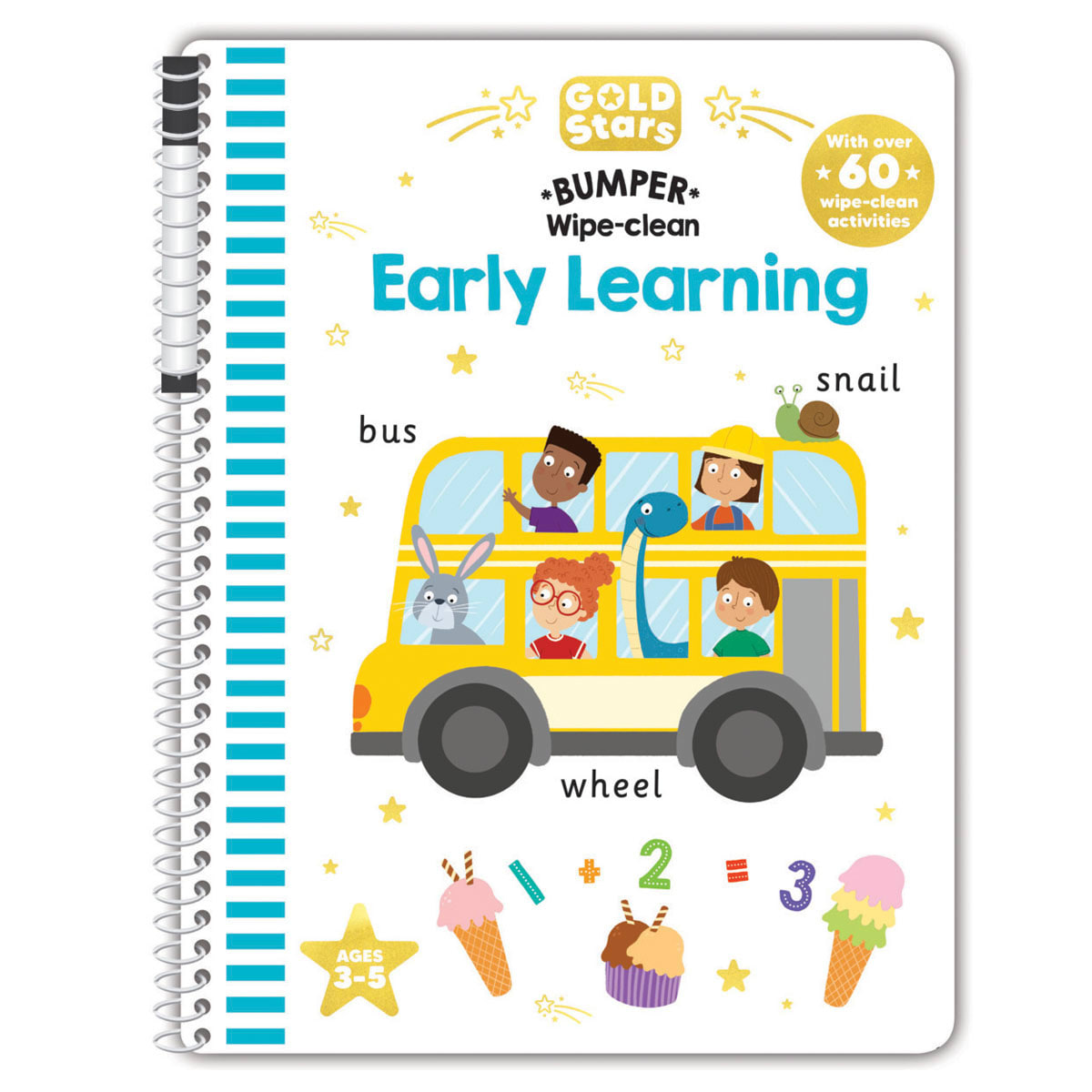 Gold Stars: Bumper Wipe-Clean Early Learning Activity Book - Kmart