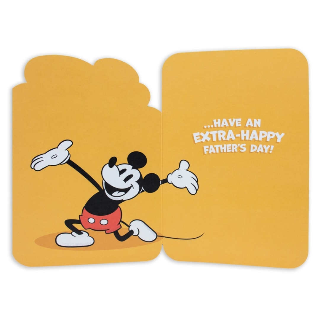 Hallmark Disney Mickey Mouse Father's Day Card - Extra Happy, Extra ...
