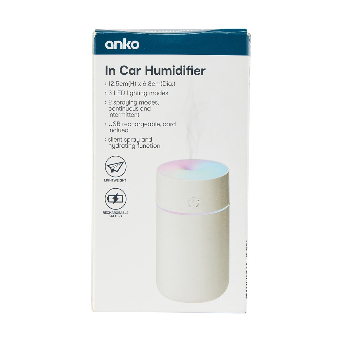 In Car Humidifier - White - Kmart NZ