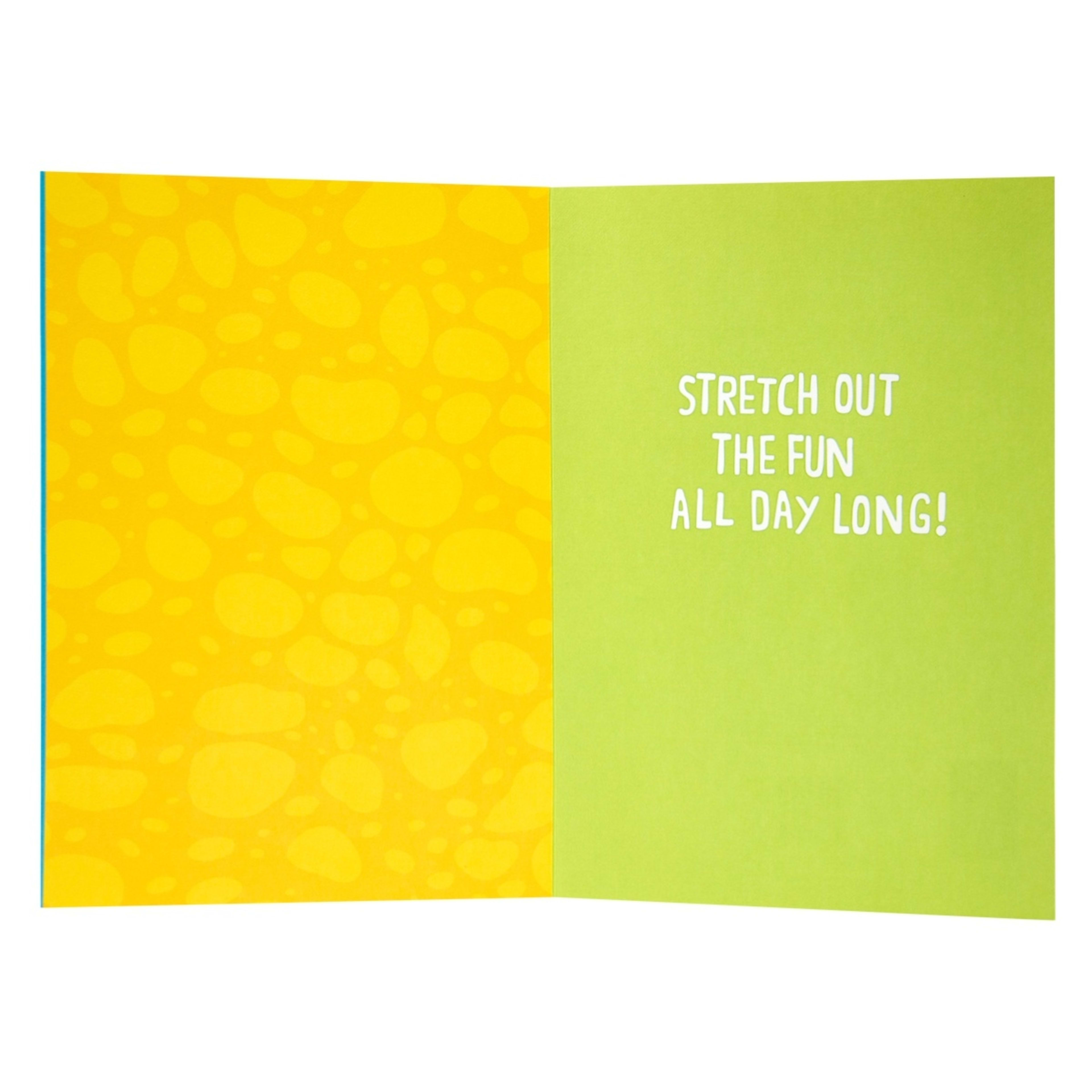 Hallmark Fuzzy Belly Giraffe Birthday Card - Stretch Out The Fun - Kmart