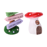 Fairy Garden: Sign and Mushroom House - Kmart