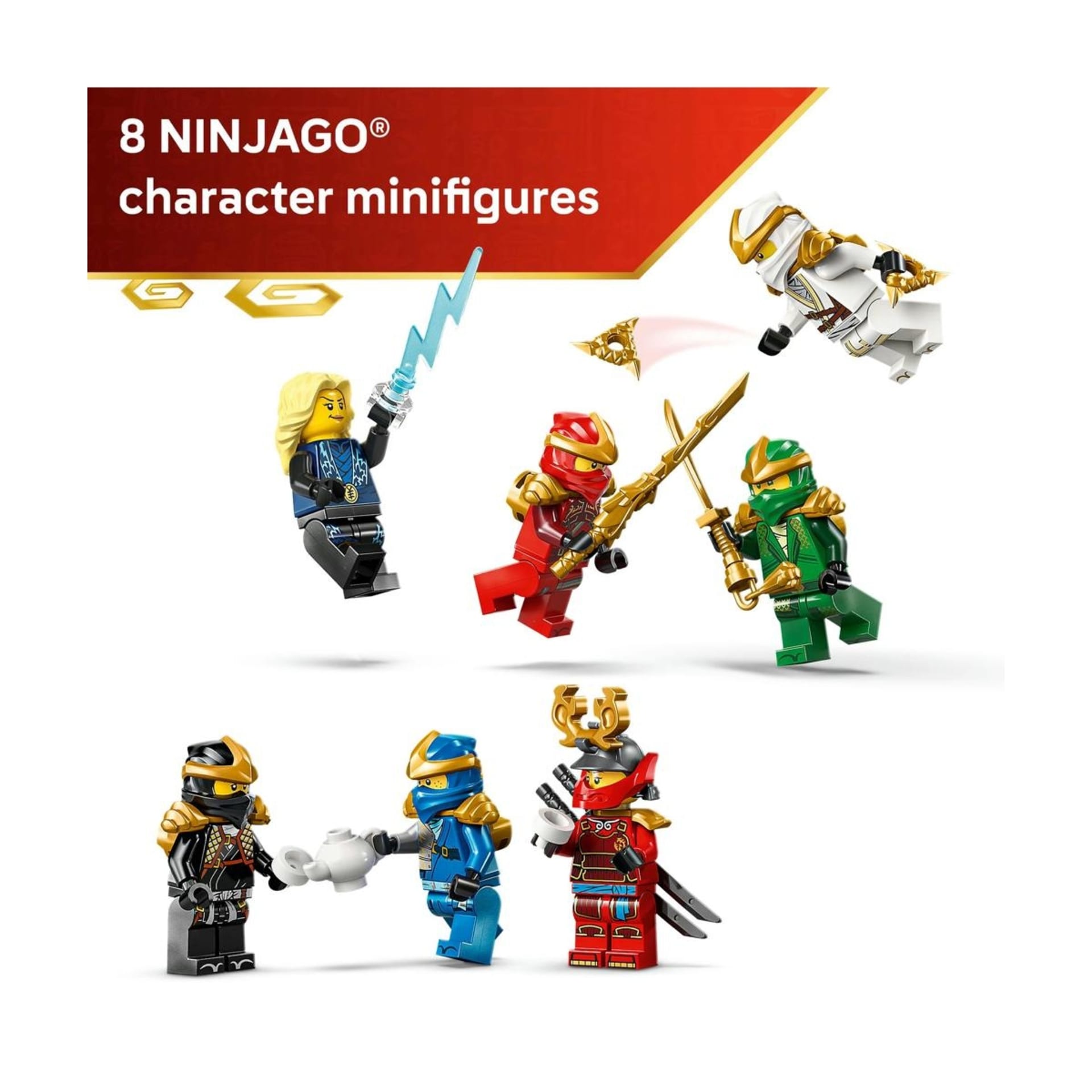 LEGO NINJAGO Ninja Character Display 15th Anniversary 71866 - Kmart