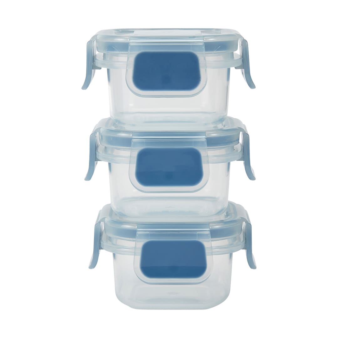 3 Pack 66ml Clip Containers - Kmart