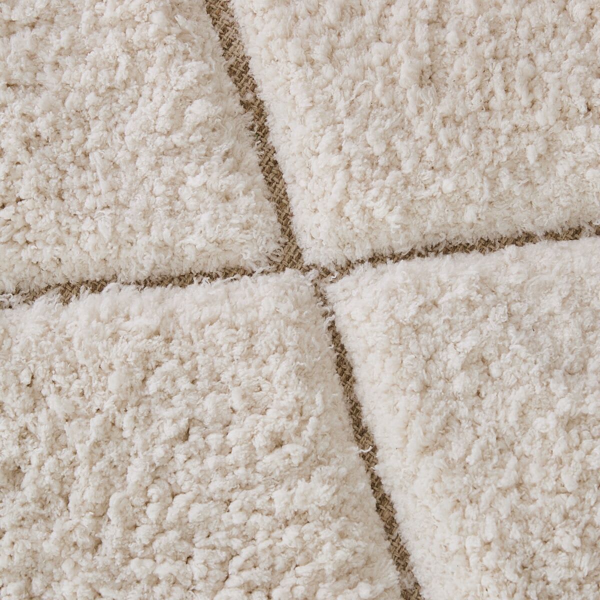 Sophia Rug - White, Large - 235cm x 160cm - Kmart