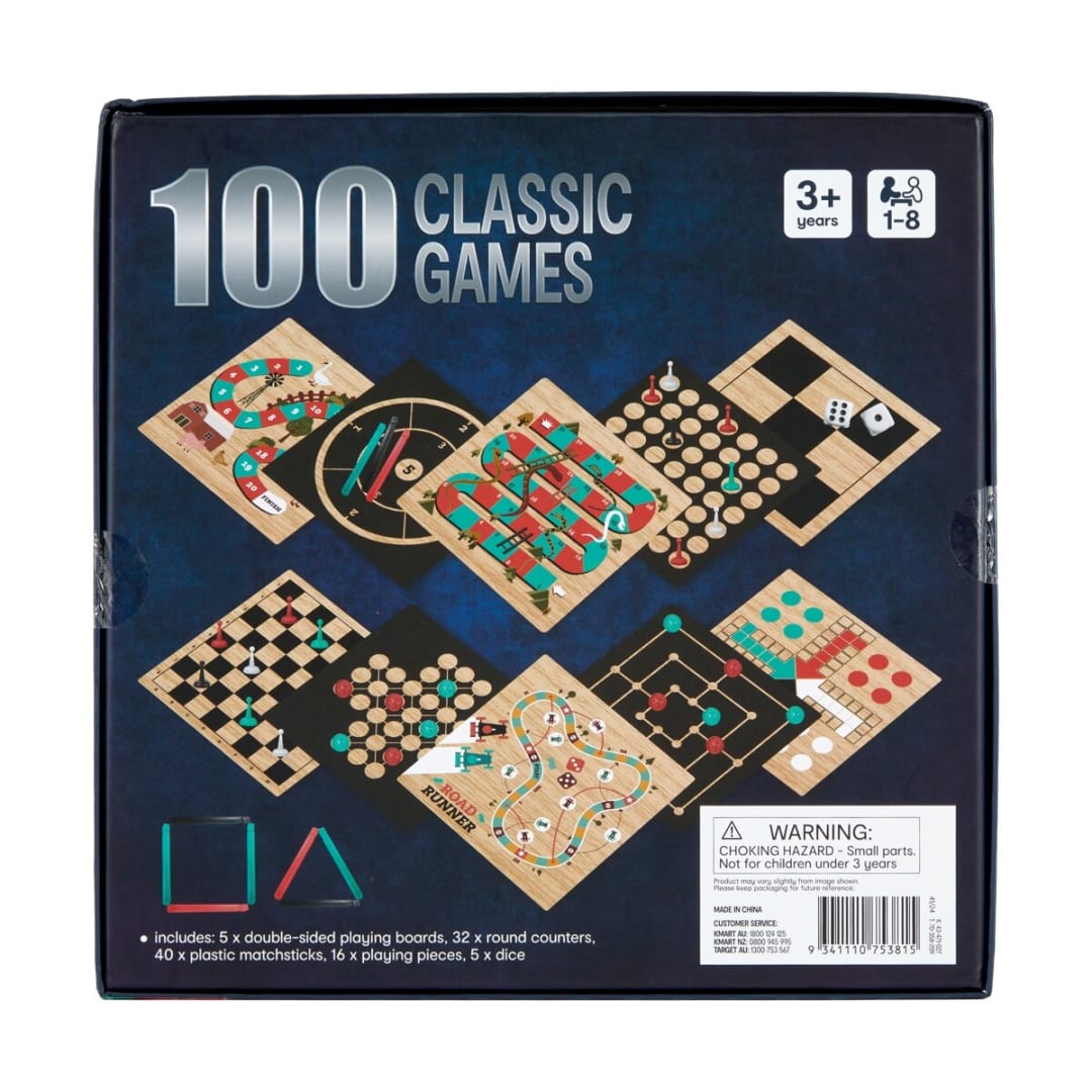 100-in-1 Games Set - Kmart