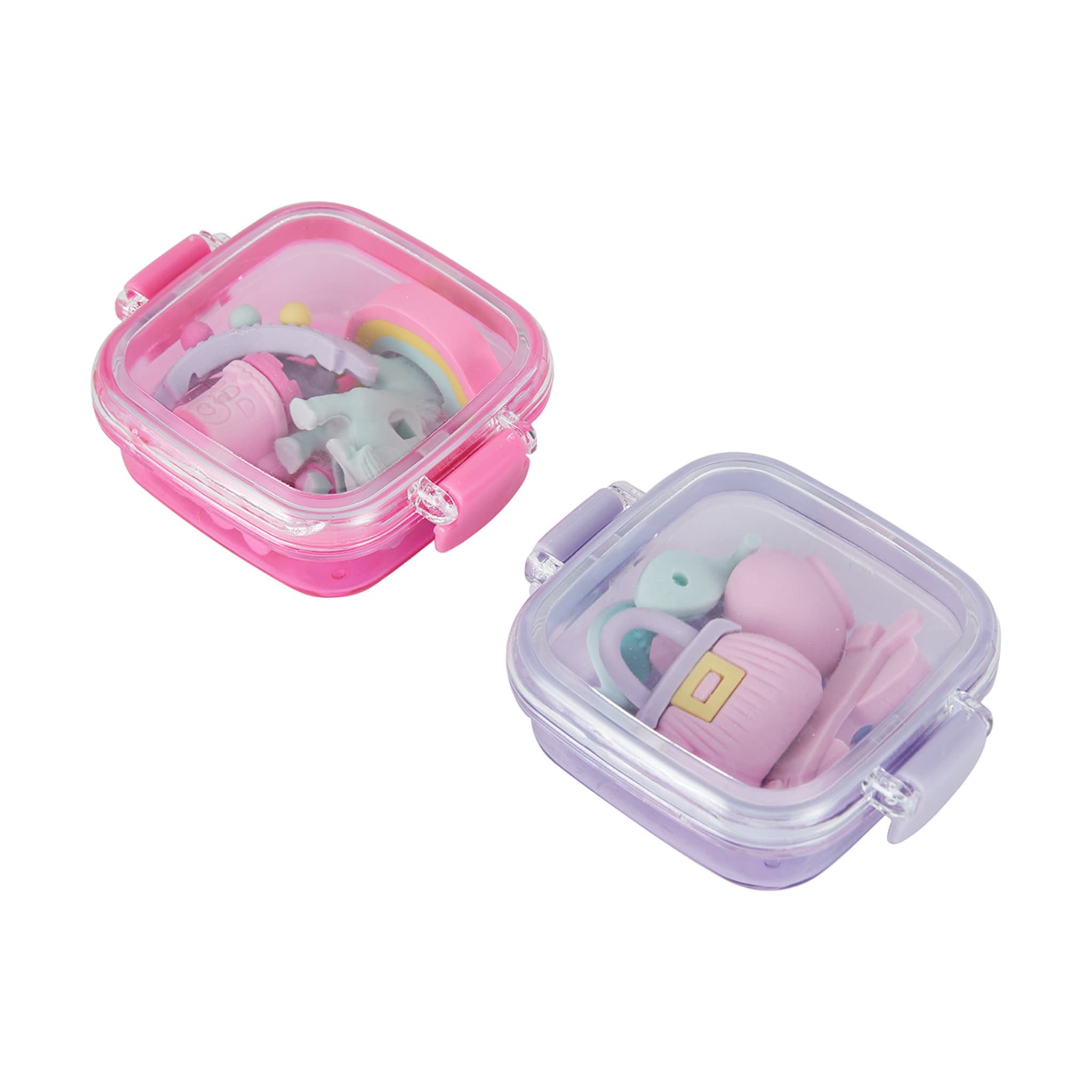 4 Pack 3D Erasers - Assorted - Kmart