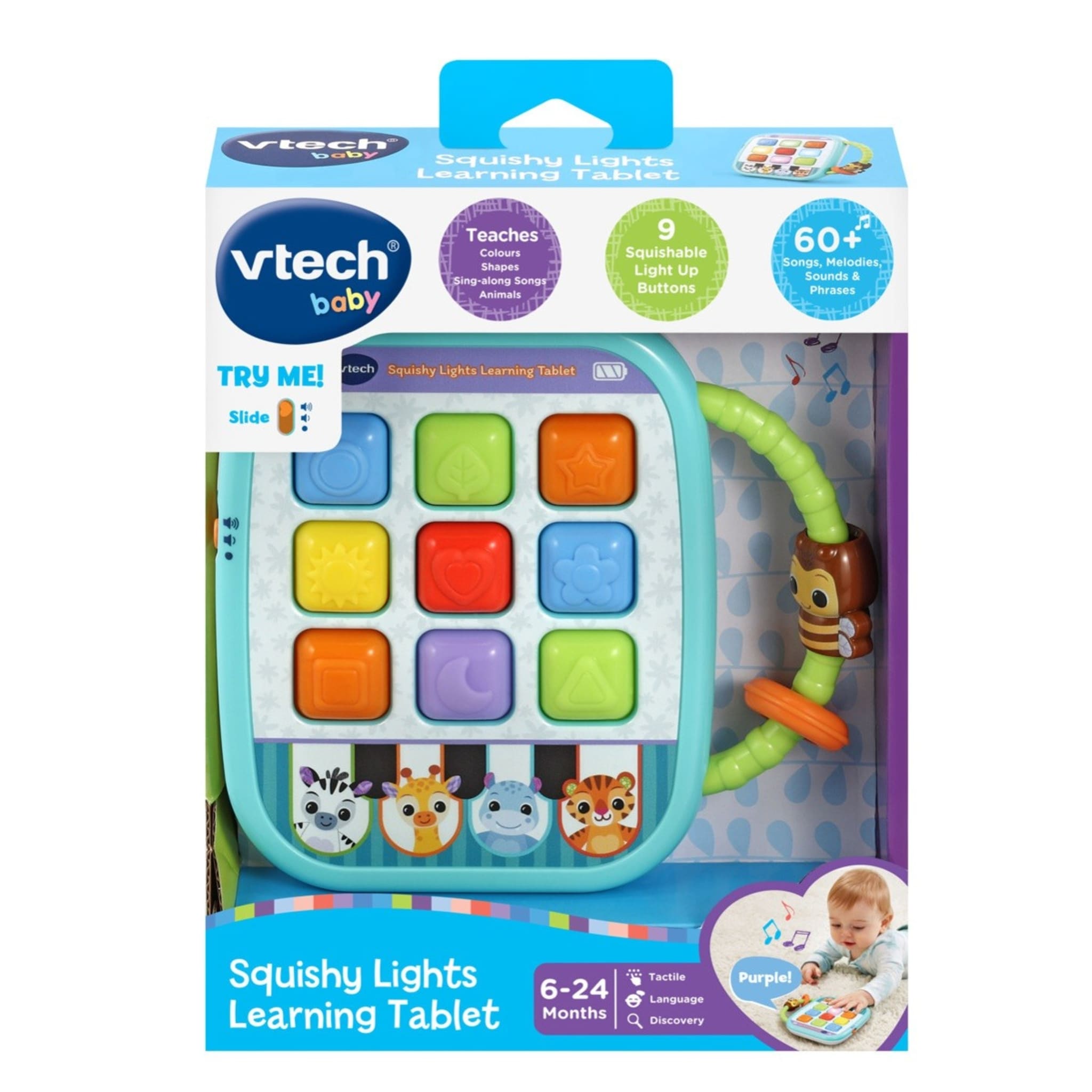VTech Baby Squishy Lights Learning Tablet - Kmart
