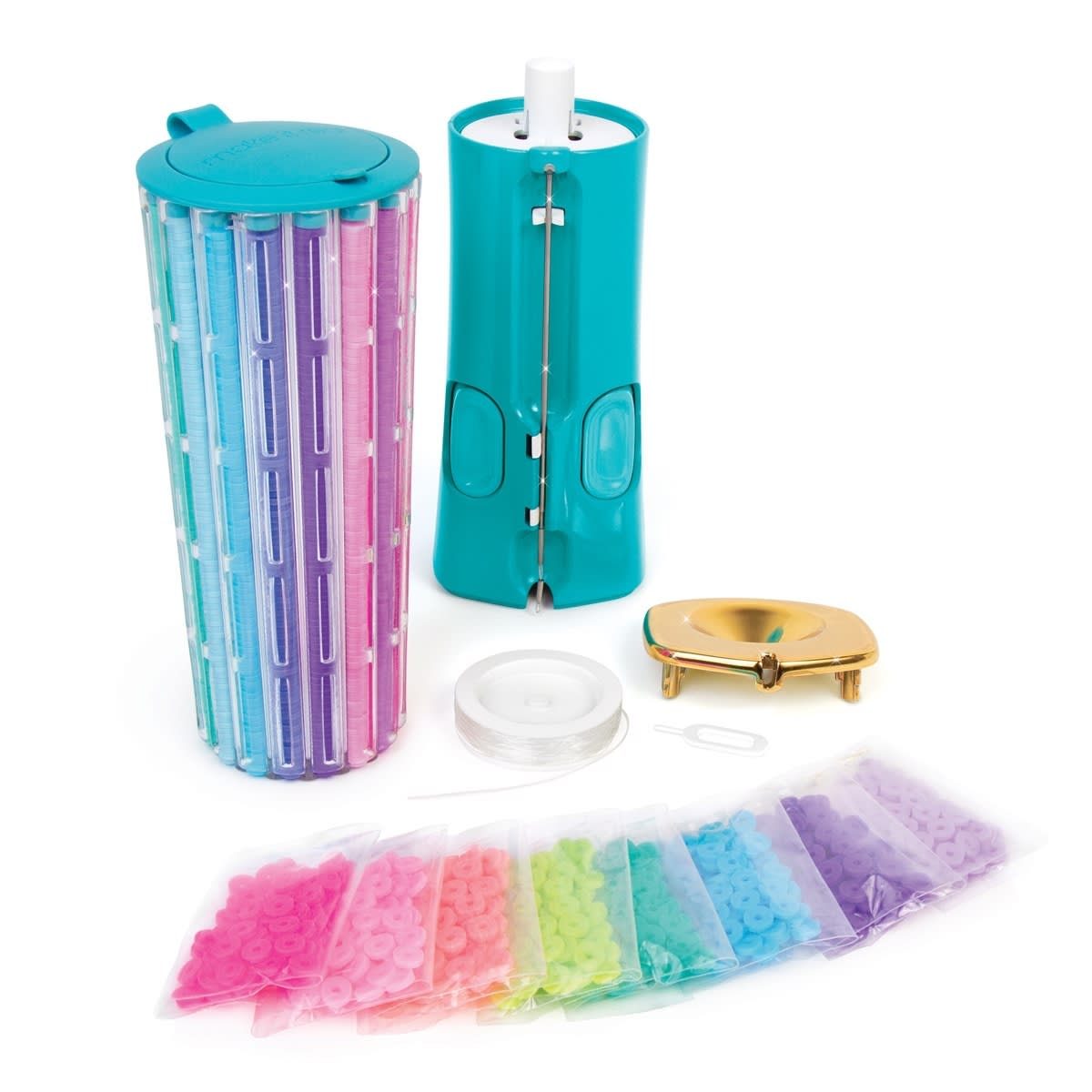 2047 Piece Make It Real Swift Clicks Heishi Bracelet Maker - Kmart