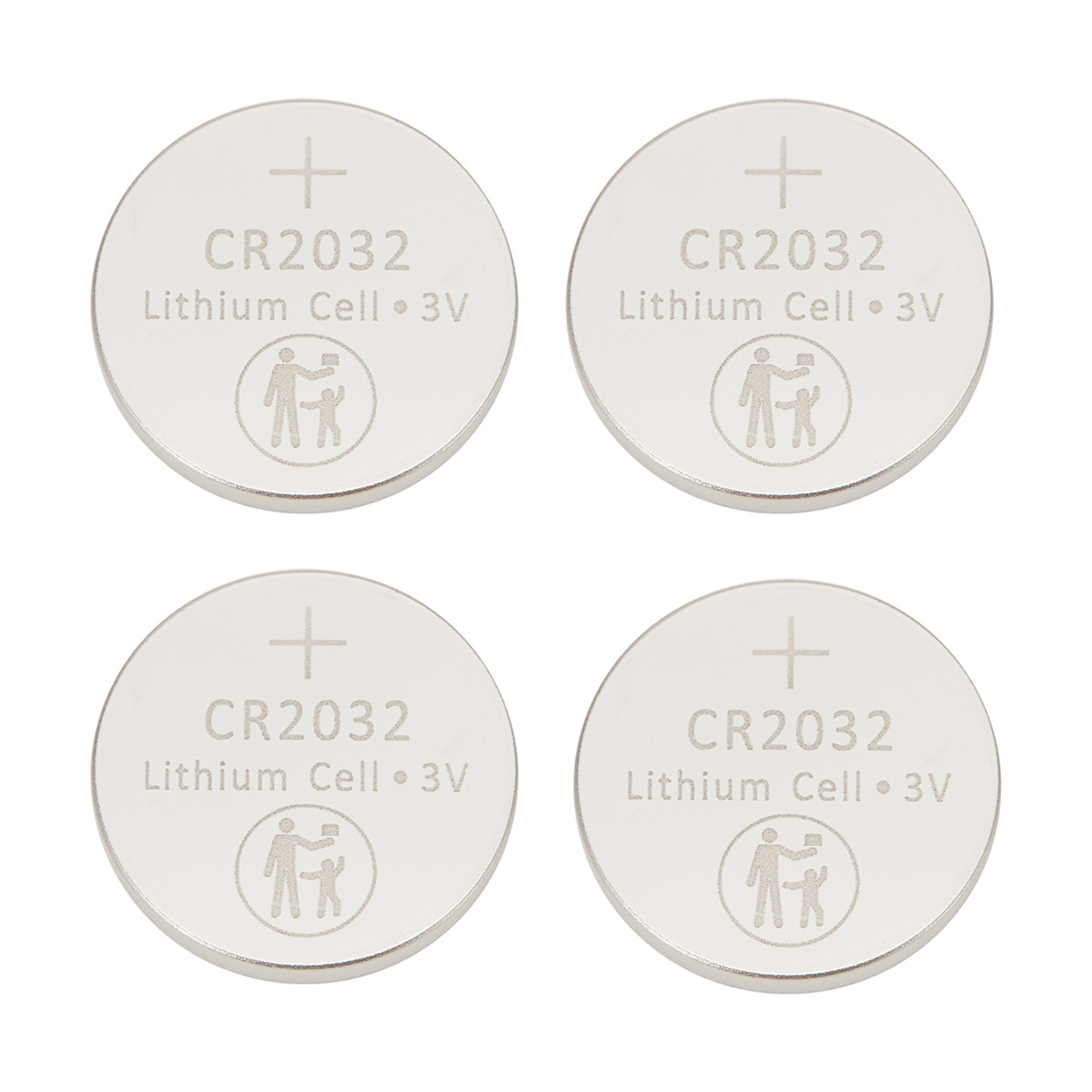 4 Pack Button Cell Batteries - CR2032 - Kmart