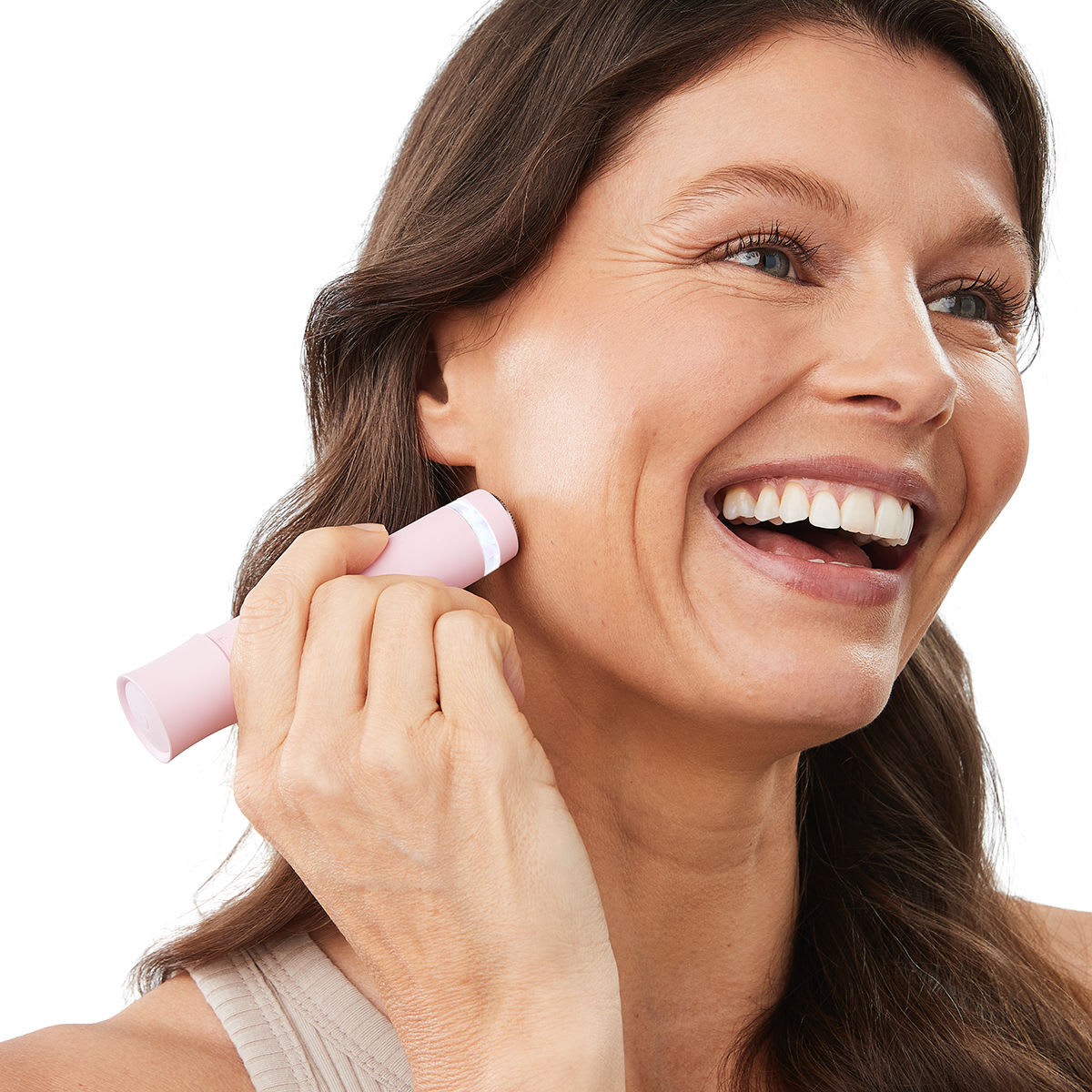 Mini Facial Hair Trimmer - Pink - Kmart