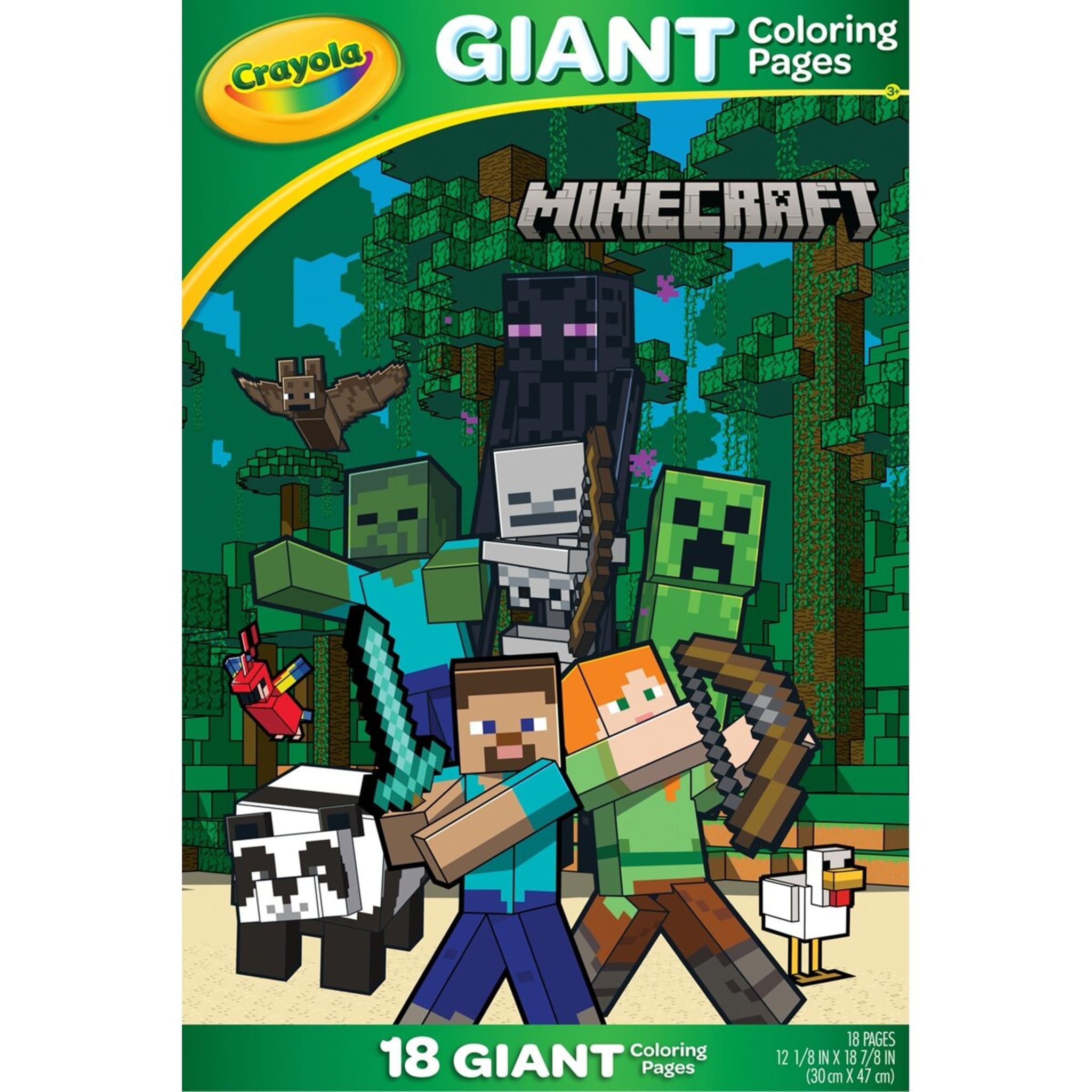Crayola Giant Coloring Pages - Minecraft - Kmart