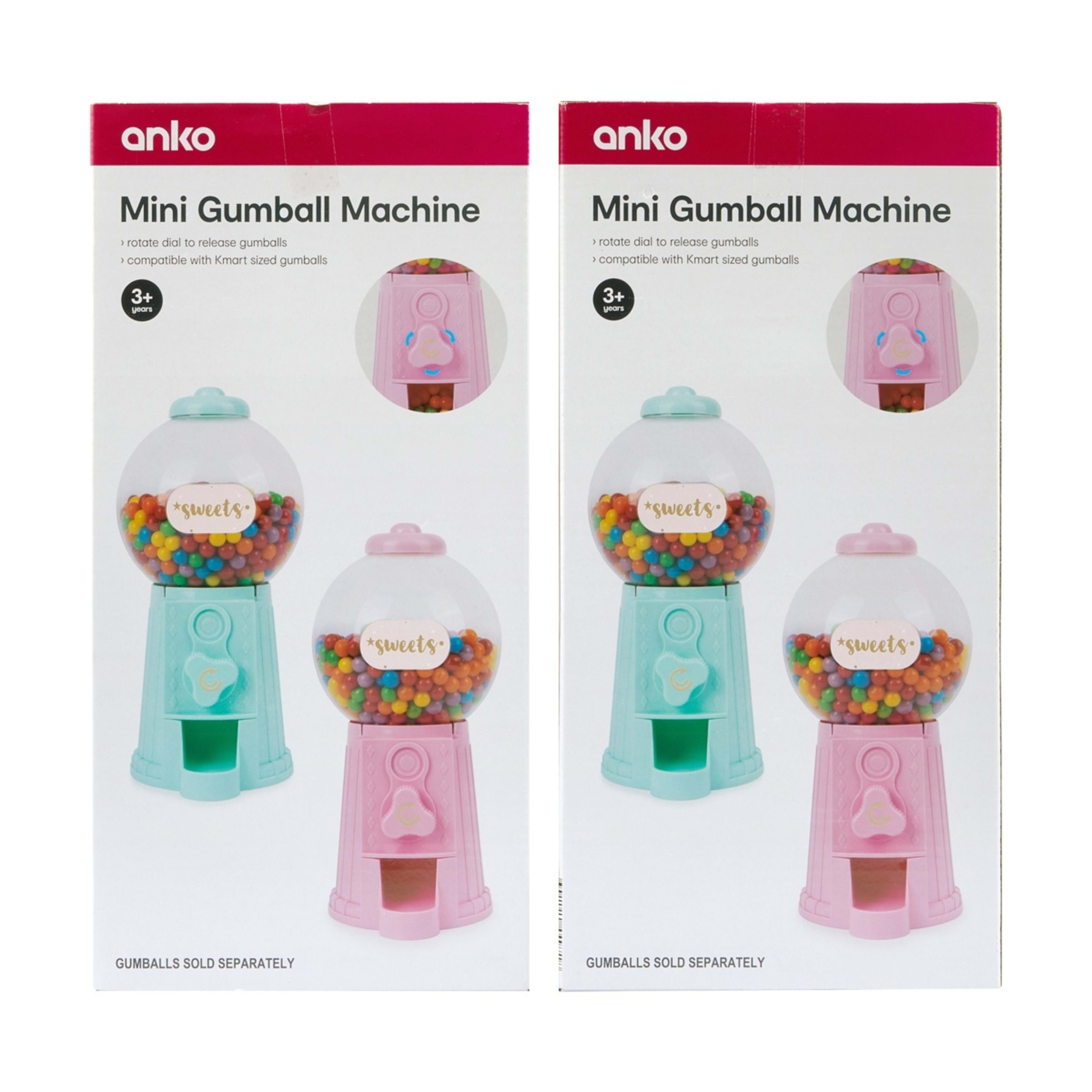Mini Gumball Machine - Assorted - Kmart