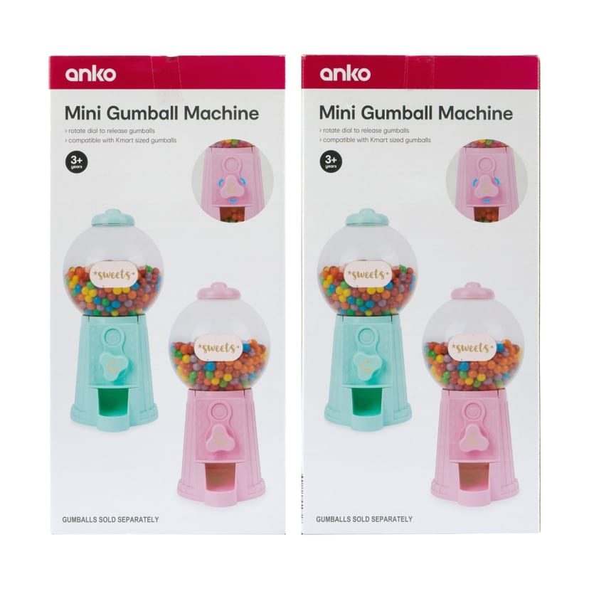 Mini Gumball Machine - Assorted - Kmart