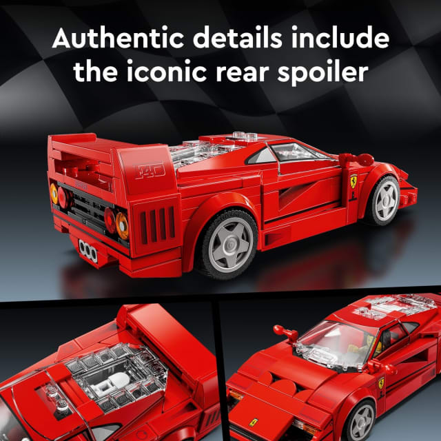 LEGO Speed Champions Ferrari F40 Supercar Vehicle 76934 - Kmart