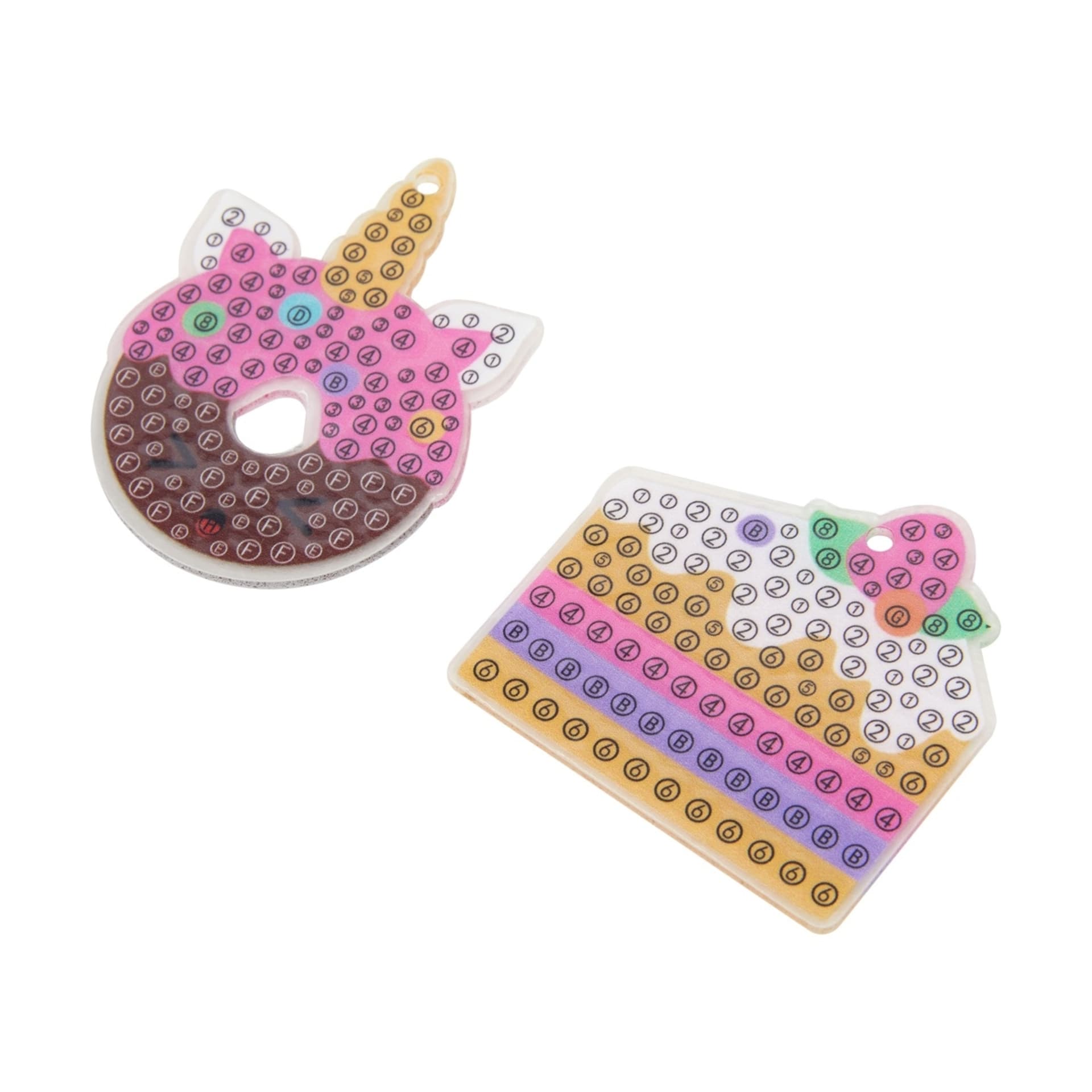 Make Your Own Gem Keychains: Gem by Numbers Keyring Set - Kmart