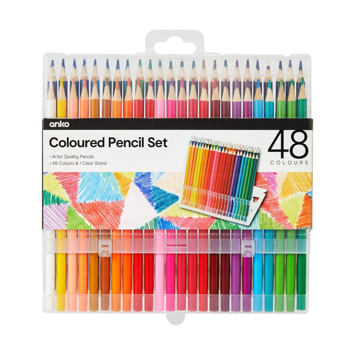48 Piece Coloured Pencil Set - Kmart NZ